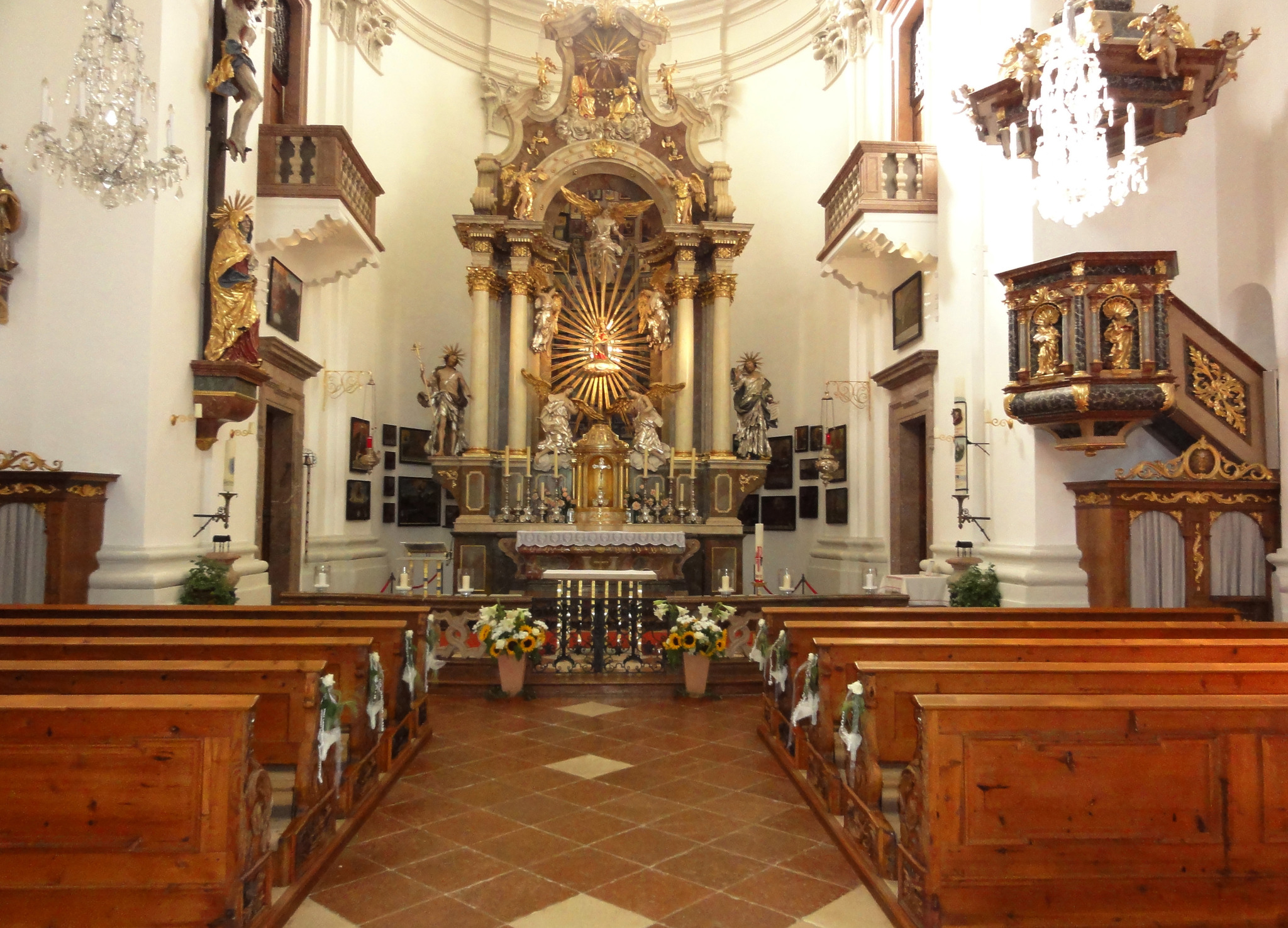 Wallfahrtskirche Maria Kirchental, Innenansicht - Flachgau