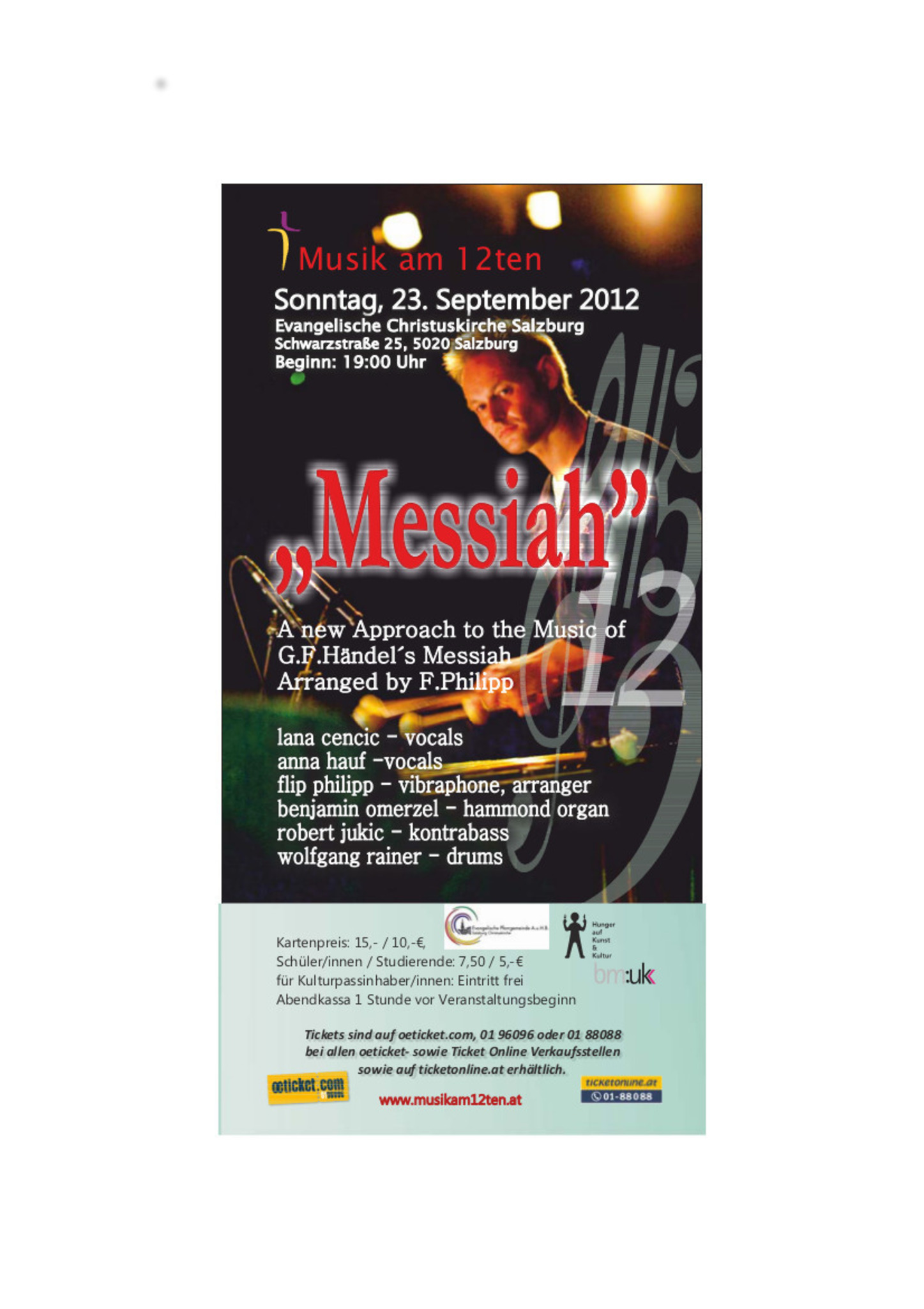 Musik am 12ten: Messiah. A new Approach to the Music of G. F. Händel ...