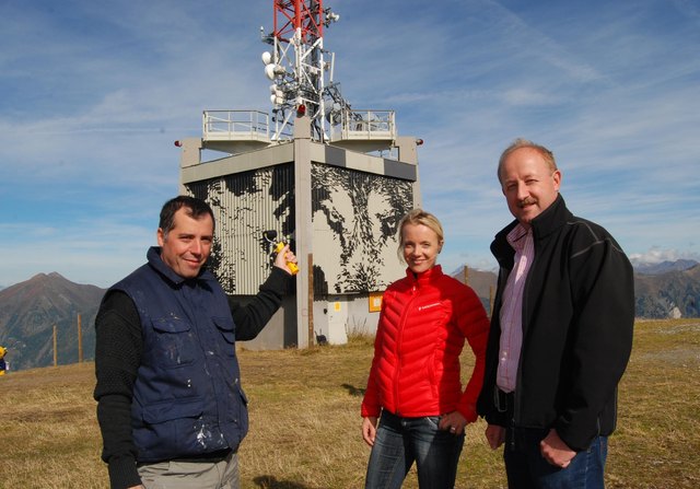 Europas höchstes Street Art Kunstwerk - Lungau
