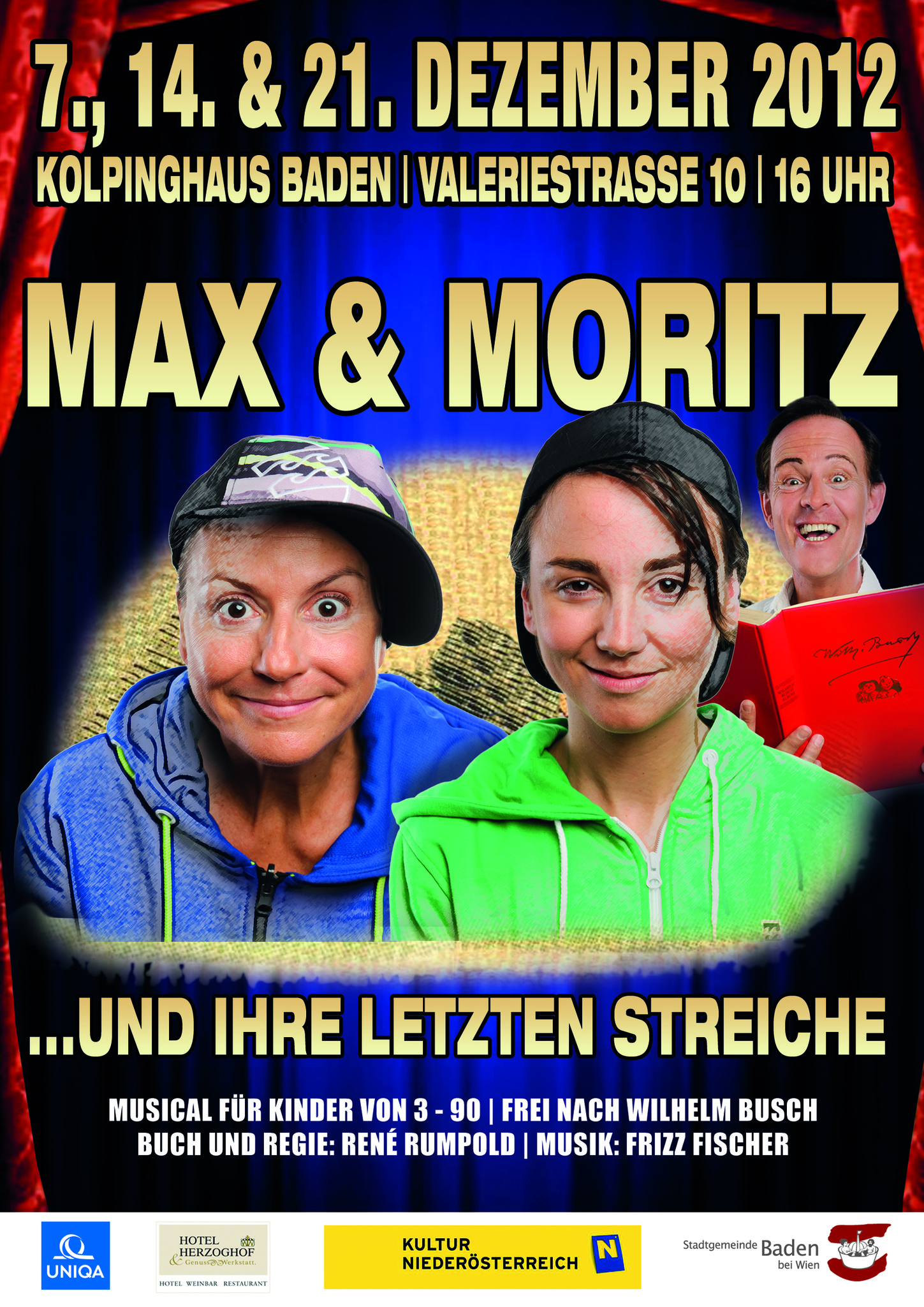 Musical "MAX UND MORITZ und ihre letzten Streiche" - Baden