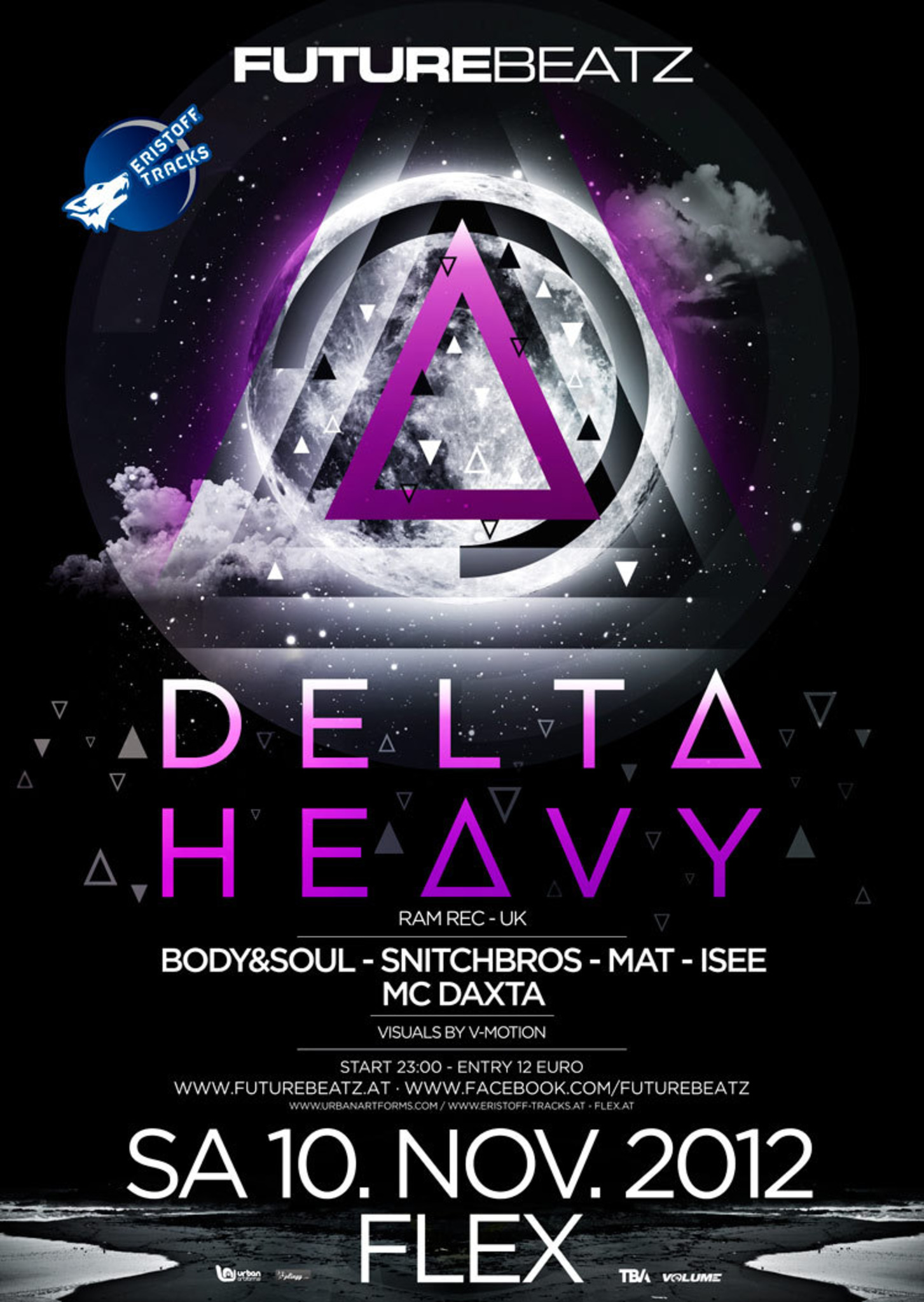 FUTURE BEATZ presented by Eristoff Tracks w/ DELTA HEAVY - Innere Stadt