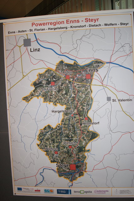 Acht Gemeinden, drei Bezirke, eine Powerregion - Steyr & Steyr Land