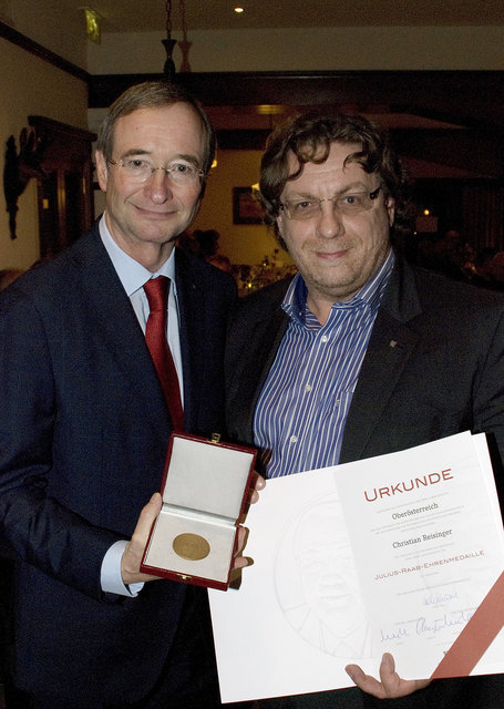 Julius-Raab-Medaille für Christian Reisinger - Perg