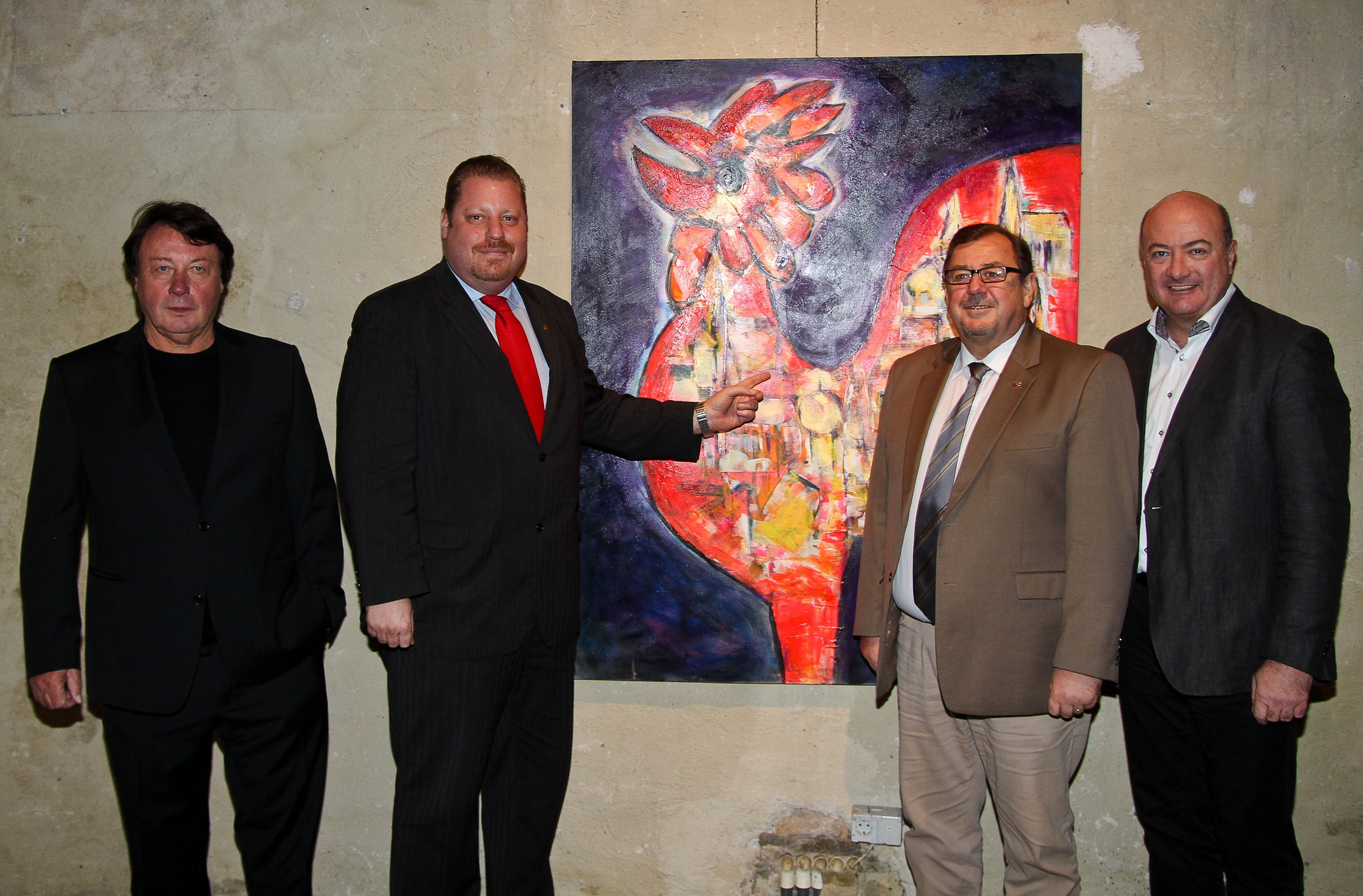 "Rote" Kunst in St. Peter - Wiener Neustadt