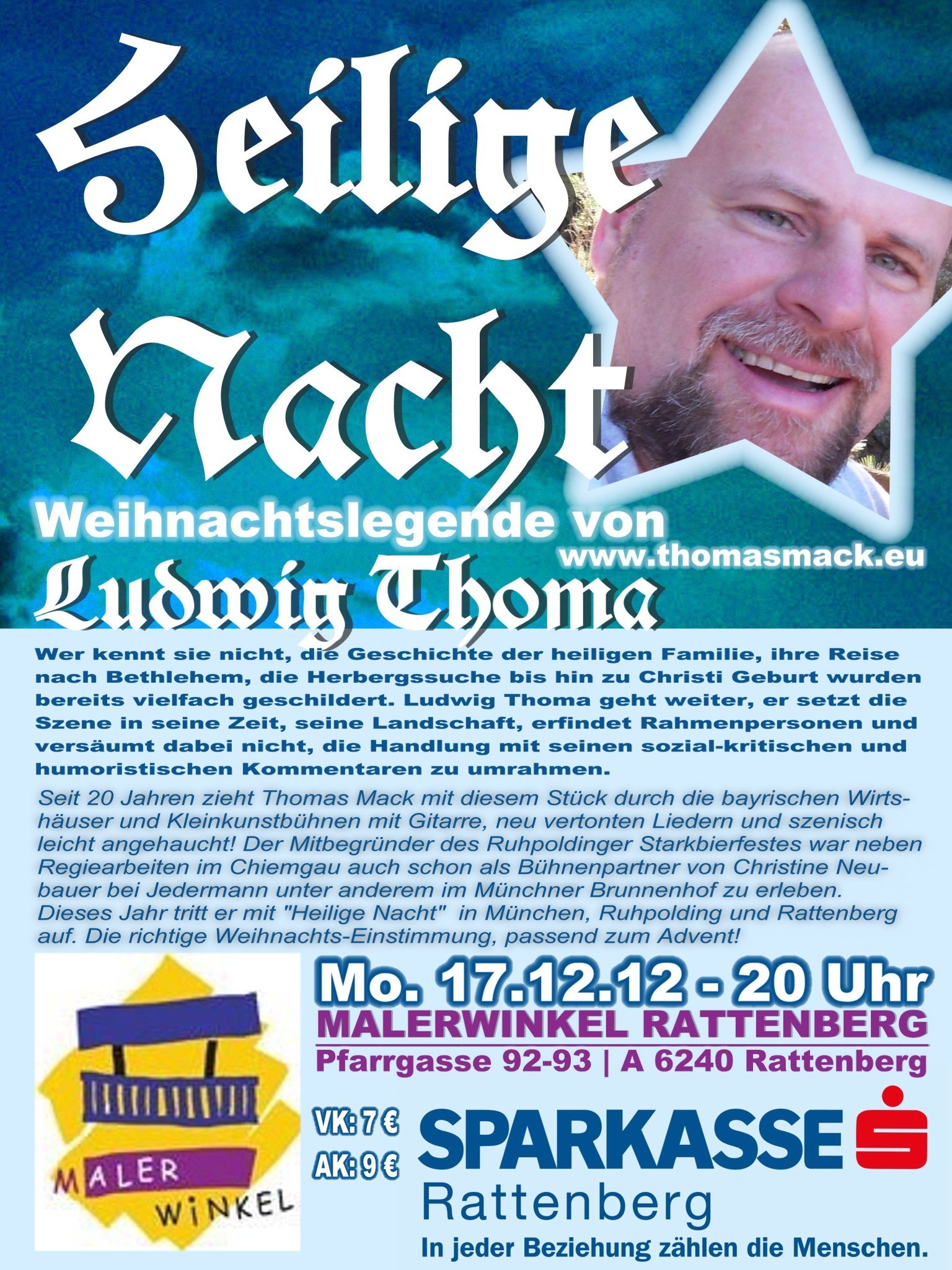 Weihnachts-Kabarett im Malerwinkel Rattenberg - Kufstein