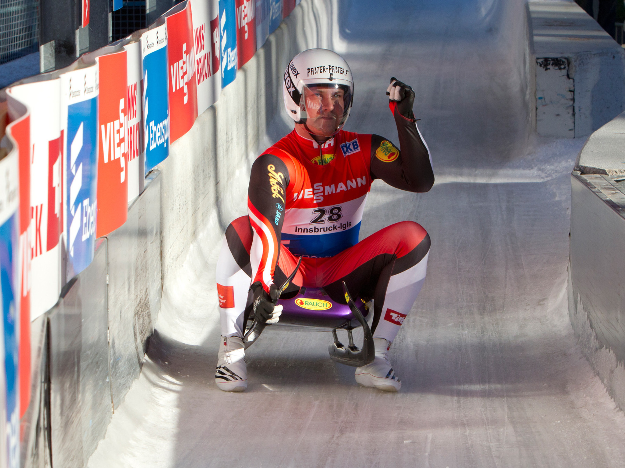 Rodler Pfister bei Weltcupauftakt in der Heimat stark - Schwaz