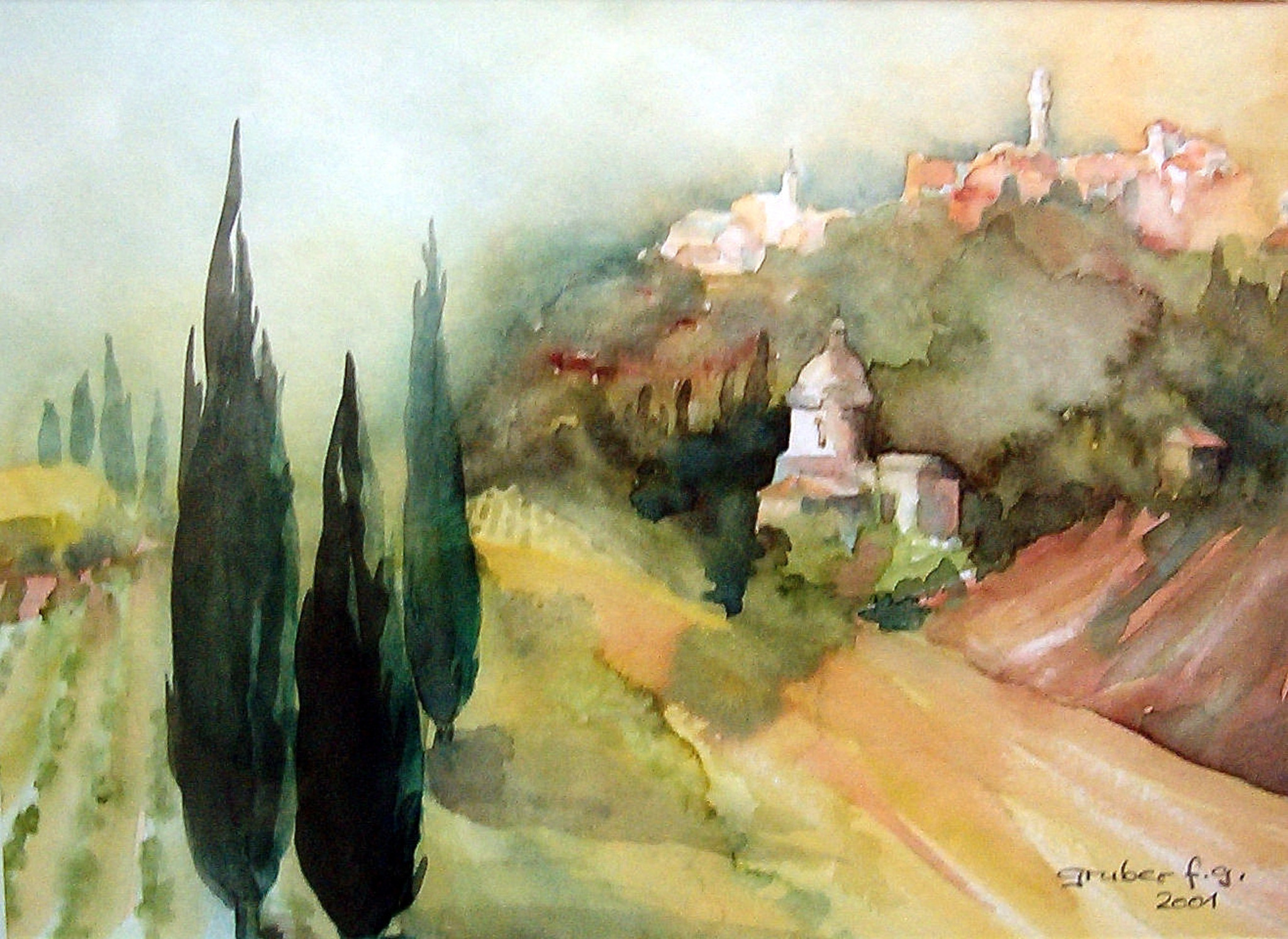 Franz Georg Gruber aus Münster - Ausstellung von Aquarellen und ...