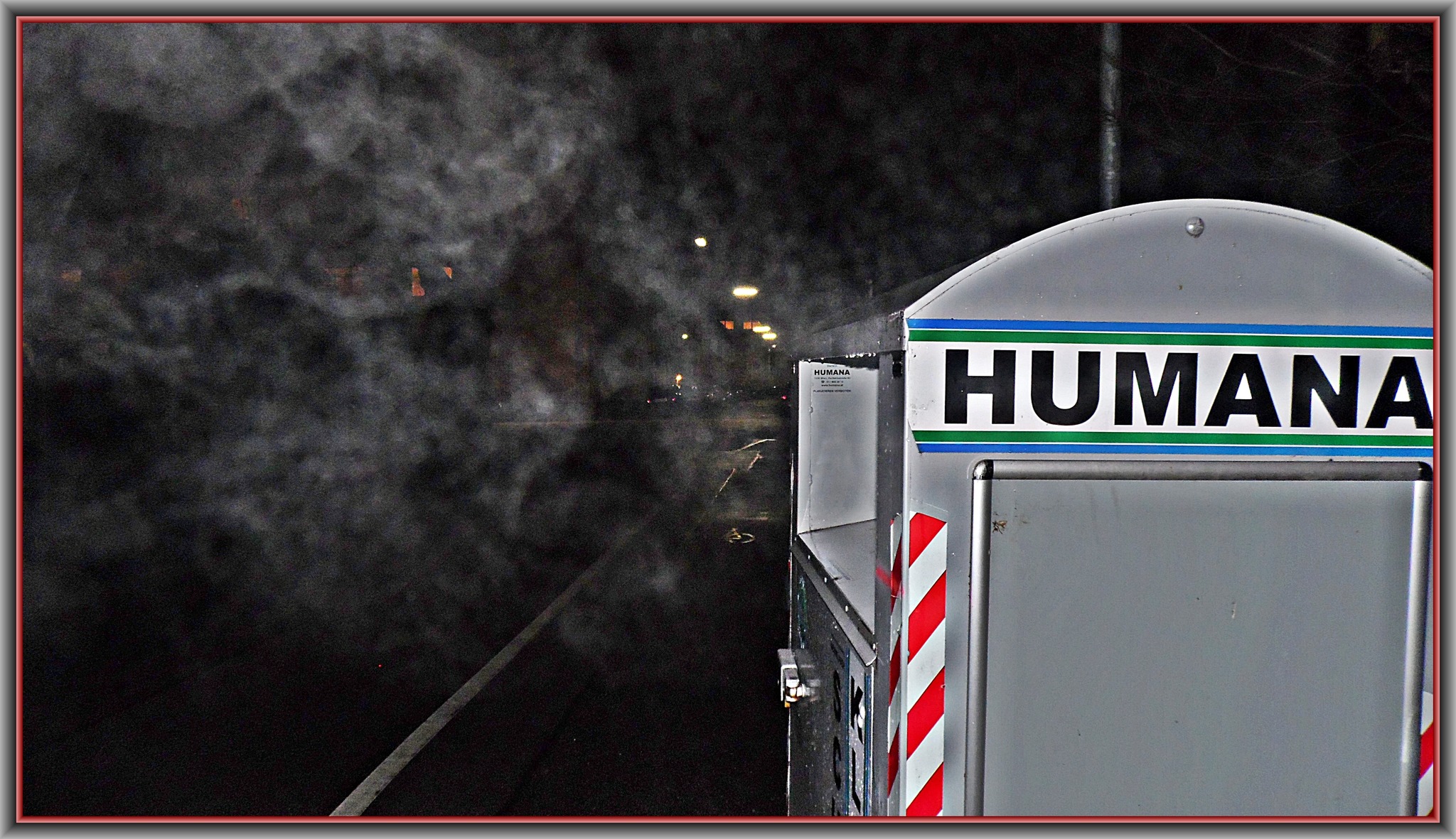 HUMANA Container; Was kann der Grund des Rauches sein??? - St. Veit