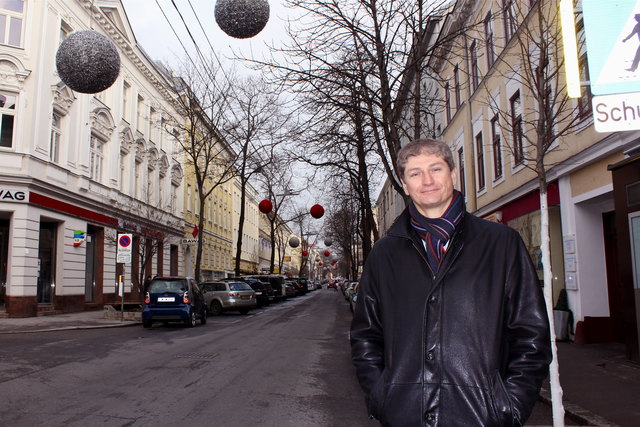 Grätzelspaziergang mit Wirtschaftsbundobmann Karl Heinz Pisec - Döbling