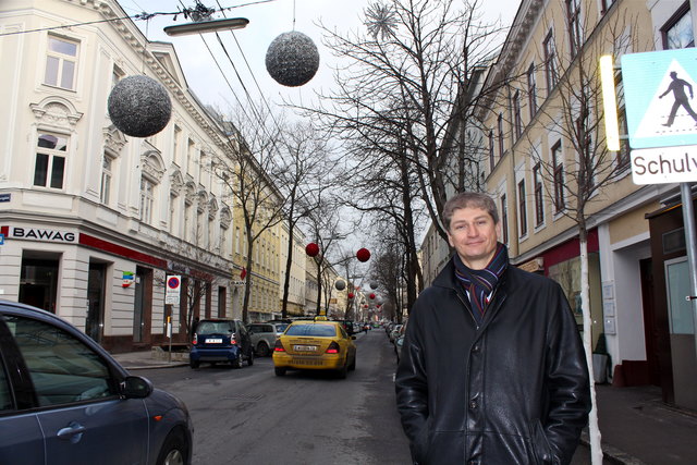 Grätzelspaziergang mit Wirtschaftsbundobmann Karl Heinz Pisec - Döbling