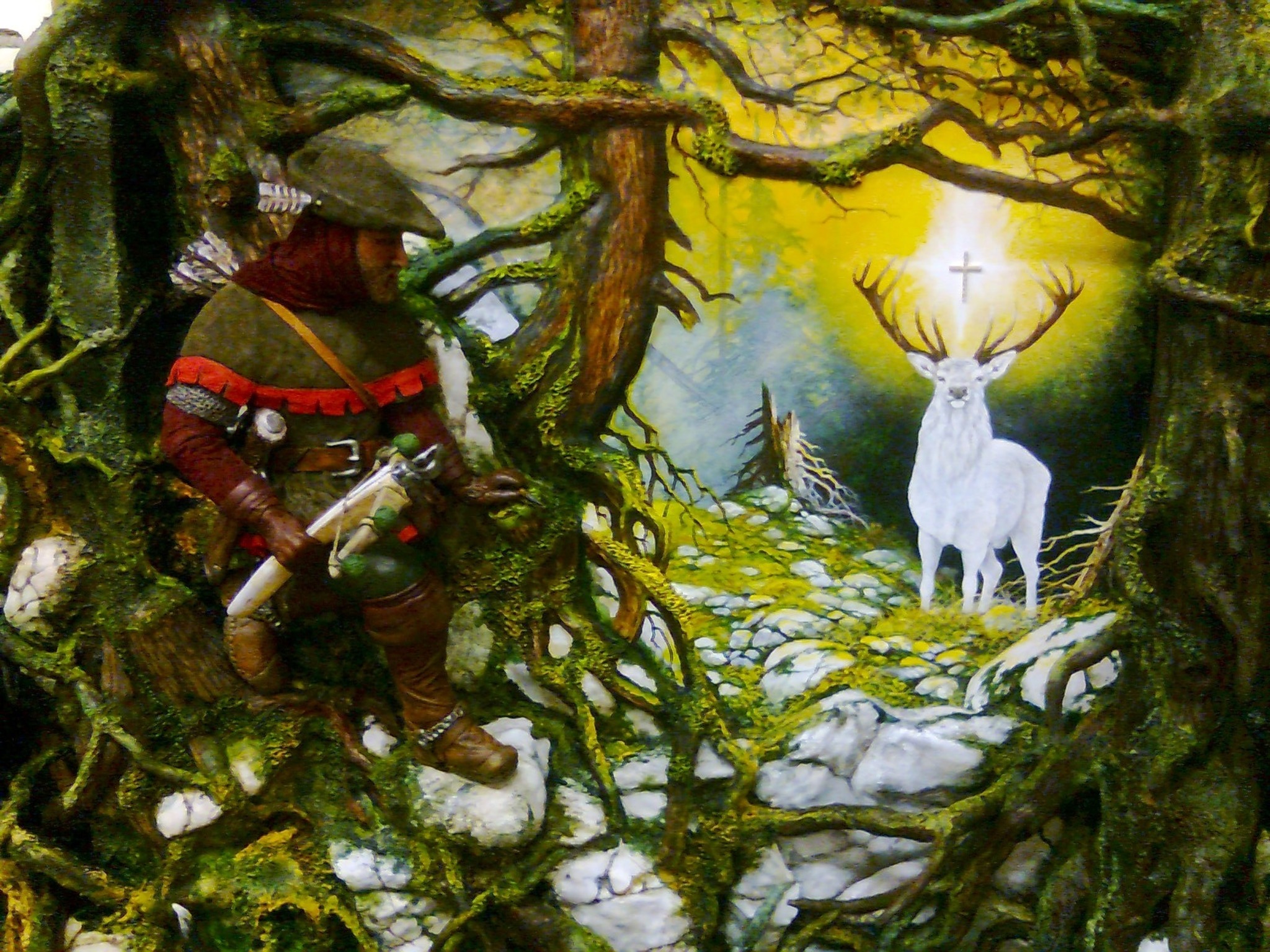 Hubert Weidinger präsentiert das größte Lederbild der Welt - Kitzbühel