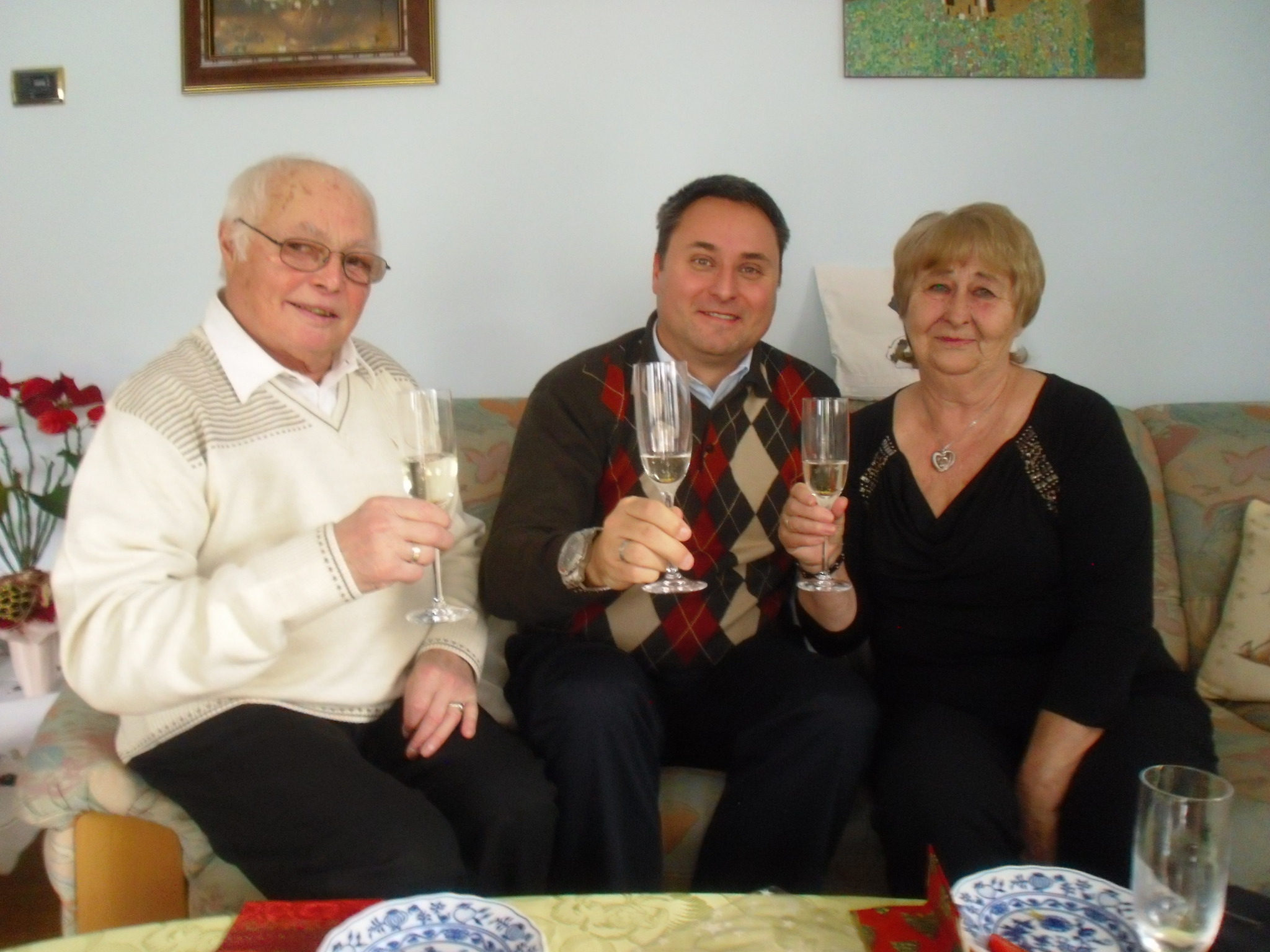 Heidemarie und Fred Senegacnik freuten sich über den Besuch von ...