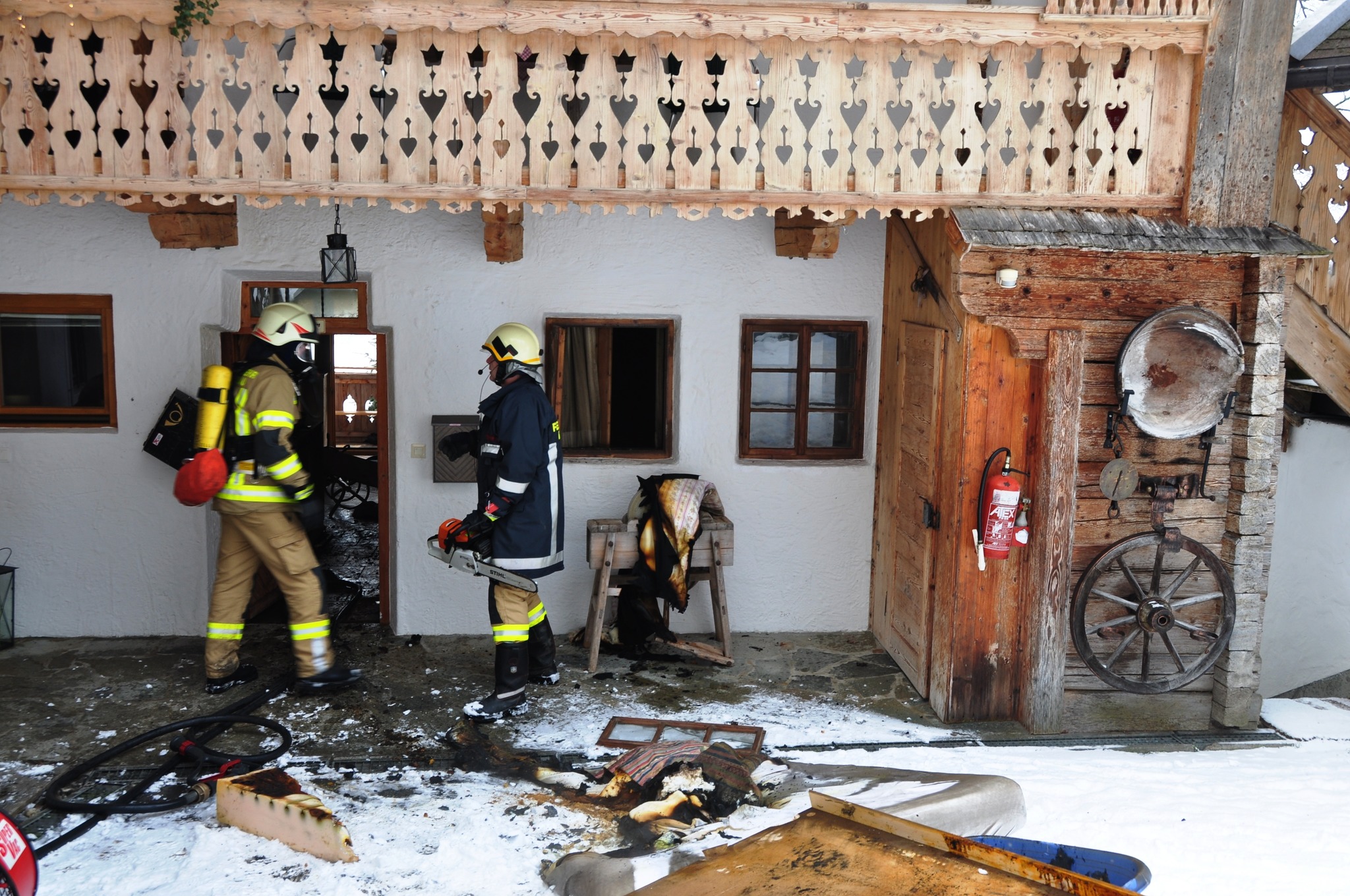 Zimmerbrand in Ramsau im Zillertal - Schwaz