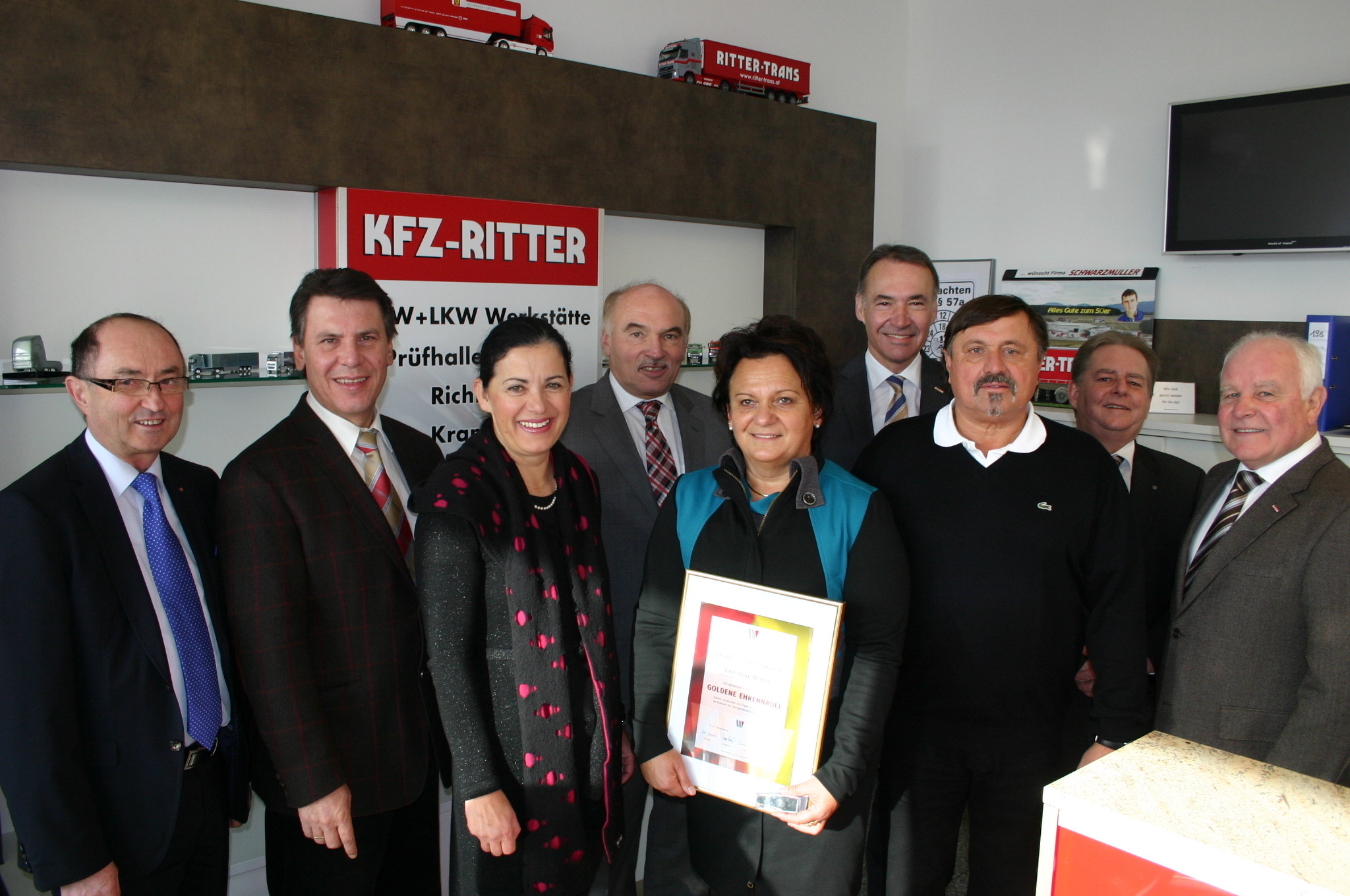 Goldene Ehrenmedaille für Christine Ritter - Oberwart