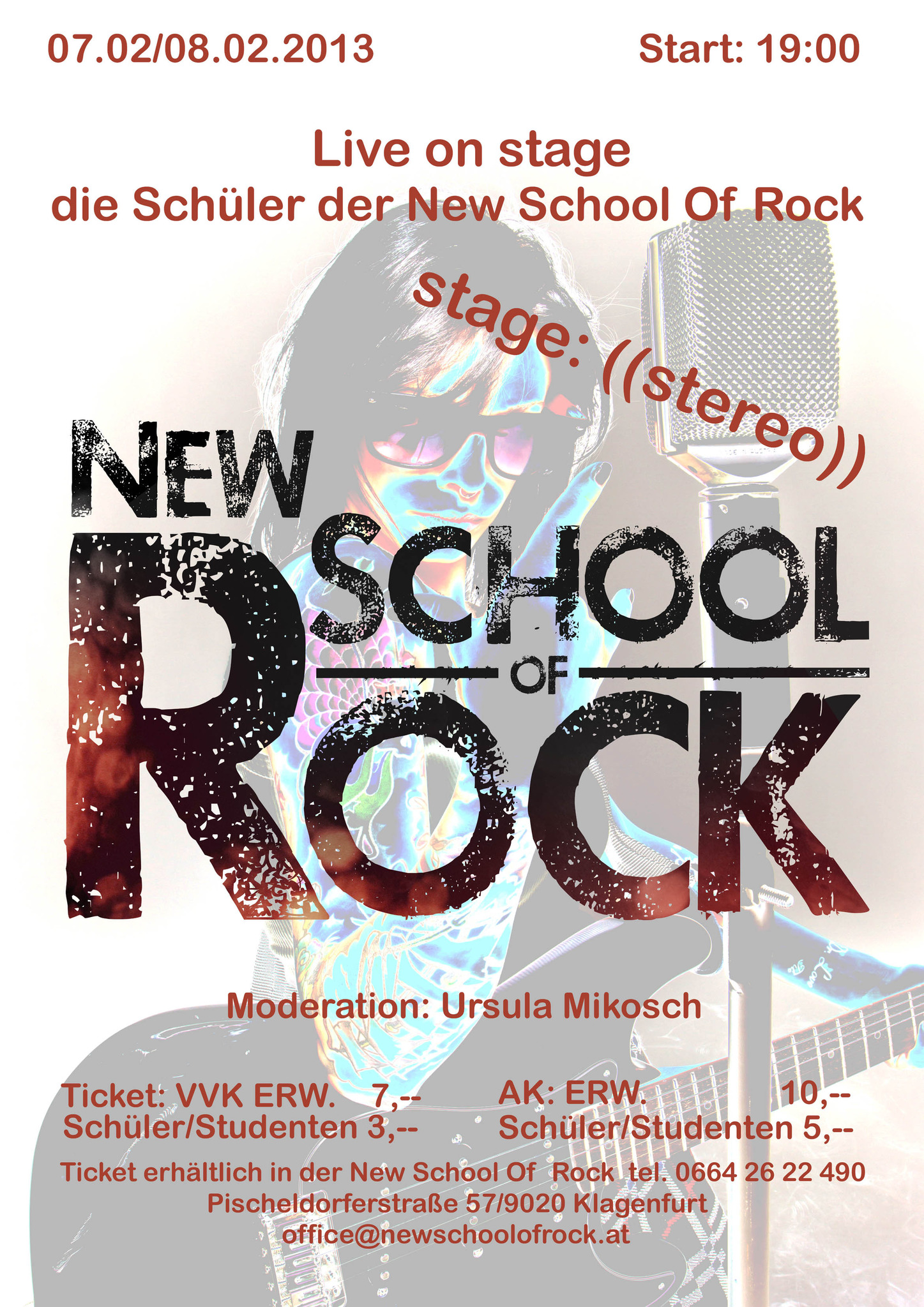 Semesterkonzert der new school of Rock - Klagenfurt