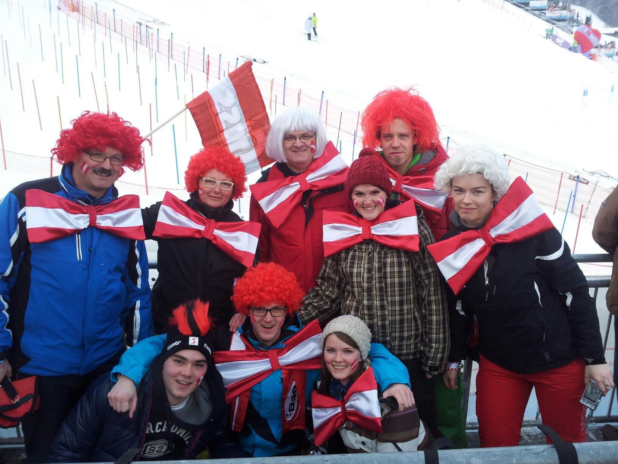 Echte Fans bei der Schi-WM - Graz-Umgebung