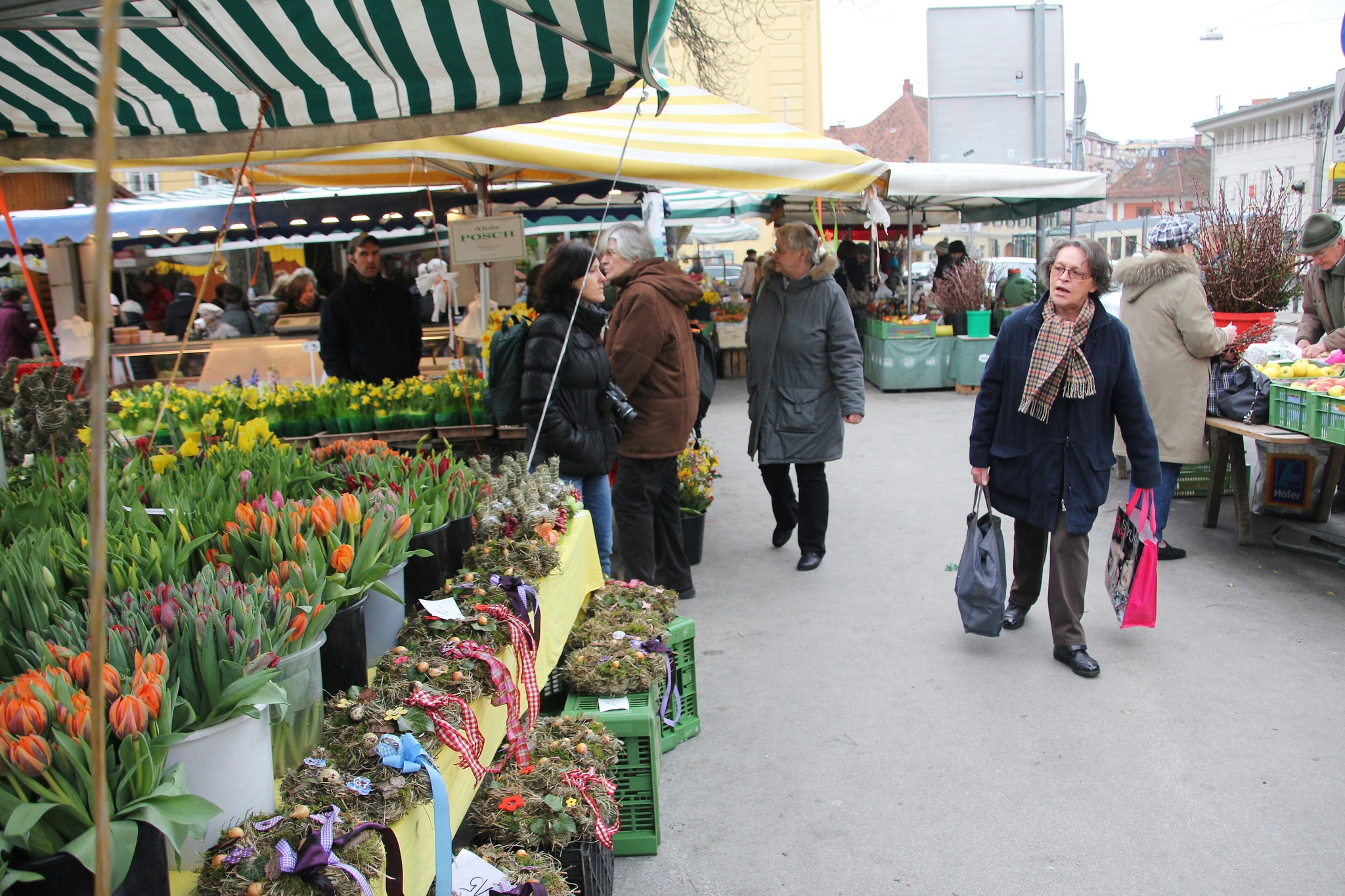 unterwegs am bauernmarkt - Weiz