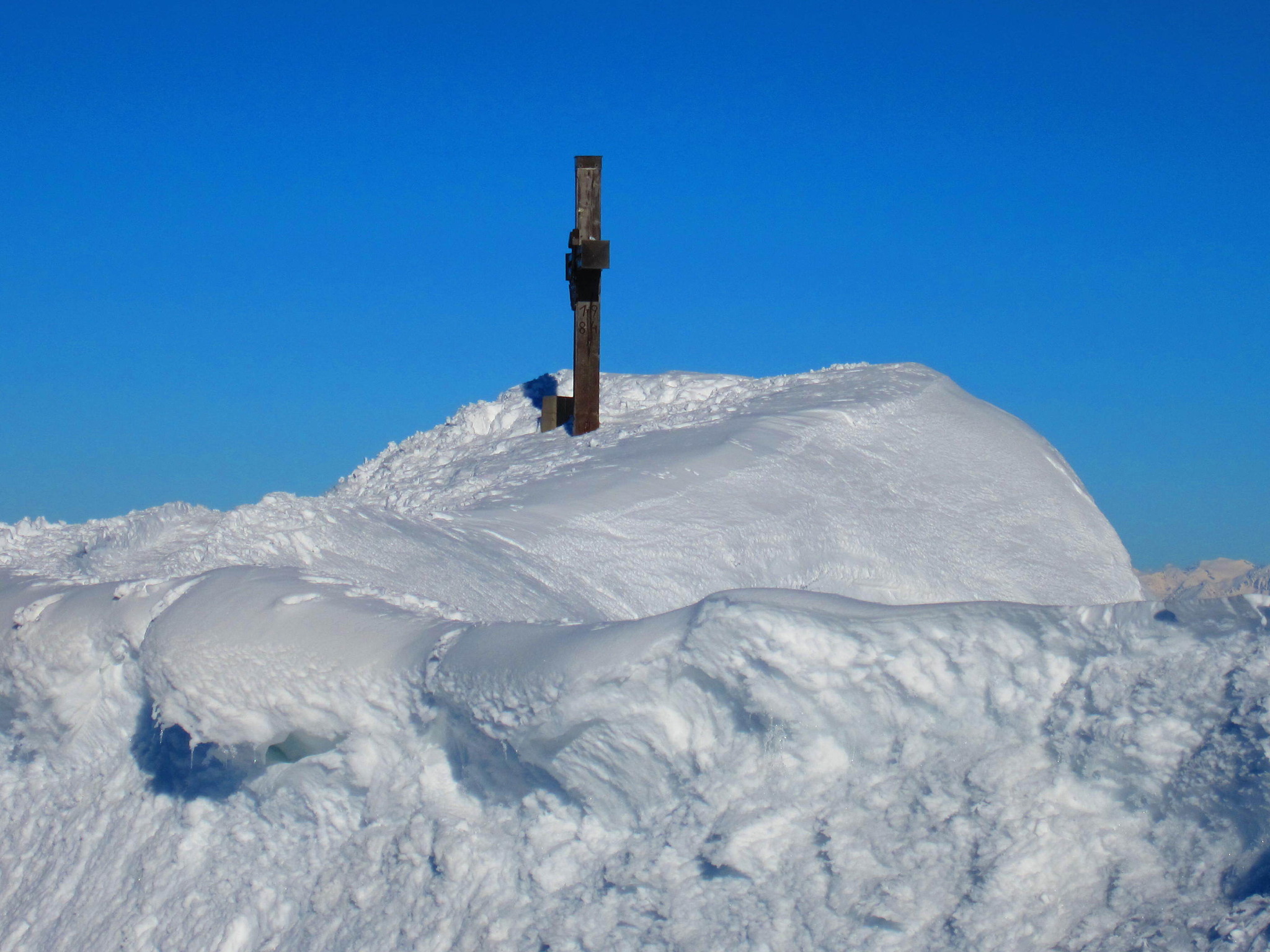 Schnee am Gipfel - Villach