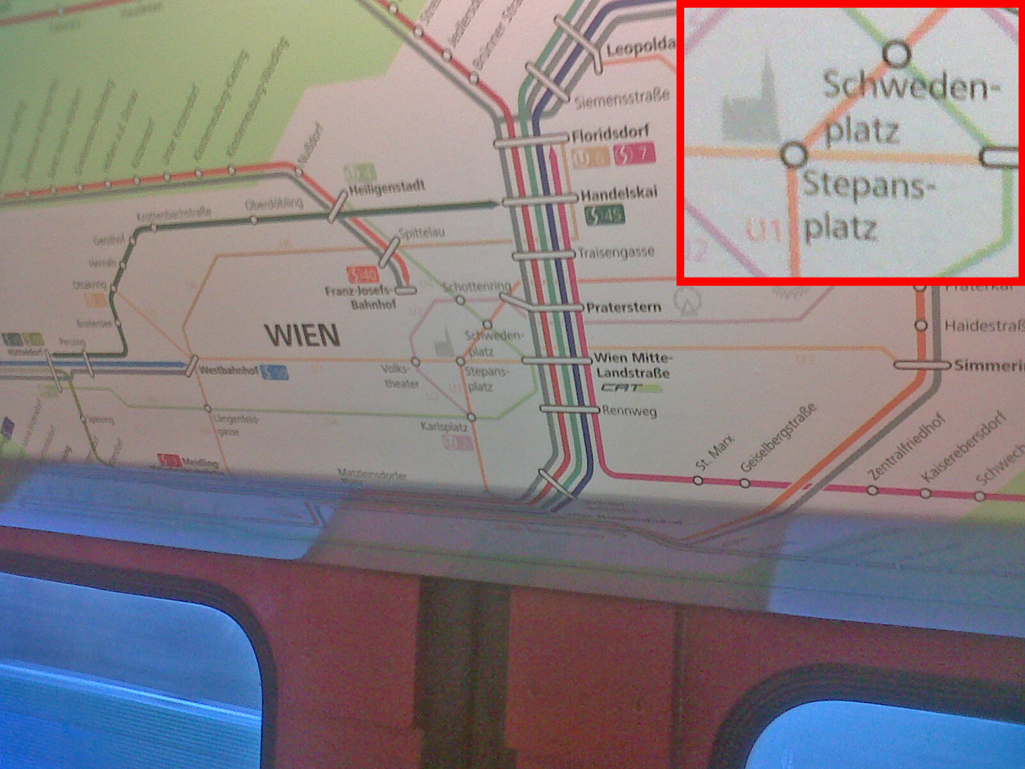 Schnellbahnen Wien: der Stepansplatz - Leopoldstadt