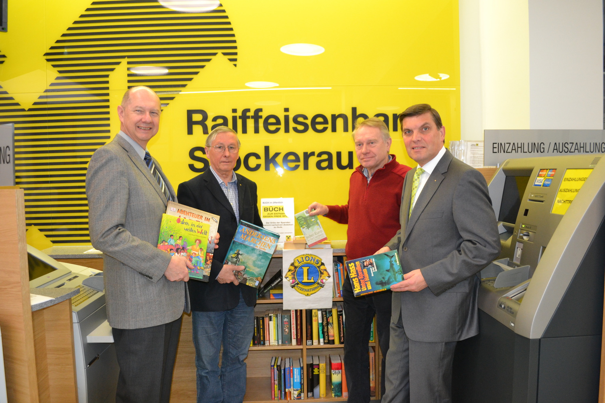 Bücher vom Bank-Foyer zum „Nulltarif“ - Korneuburg