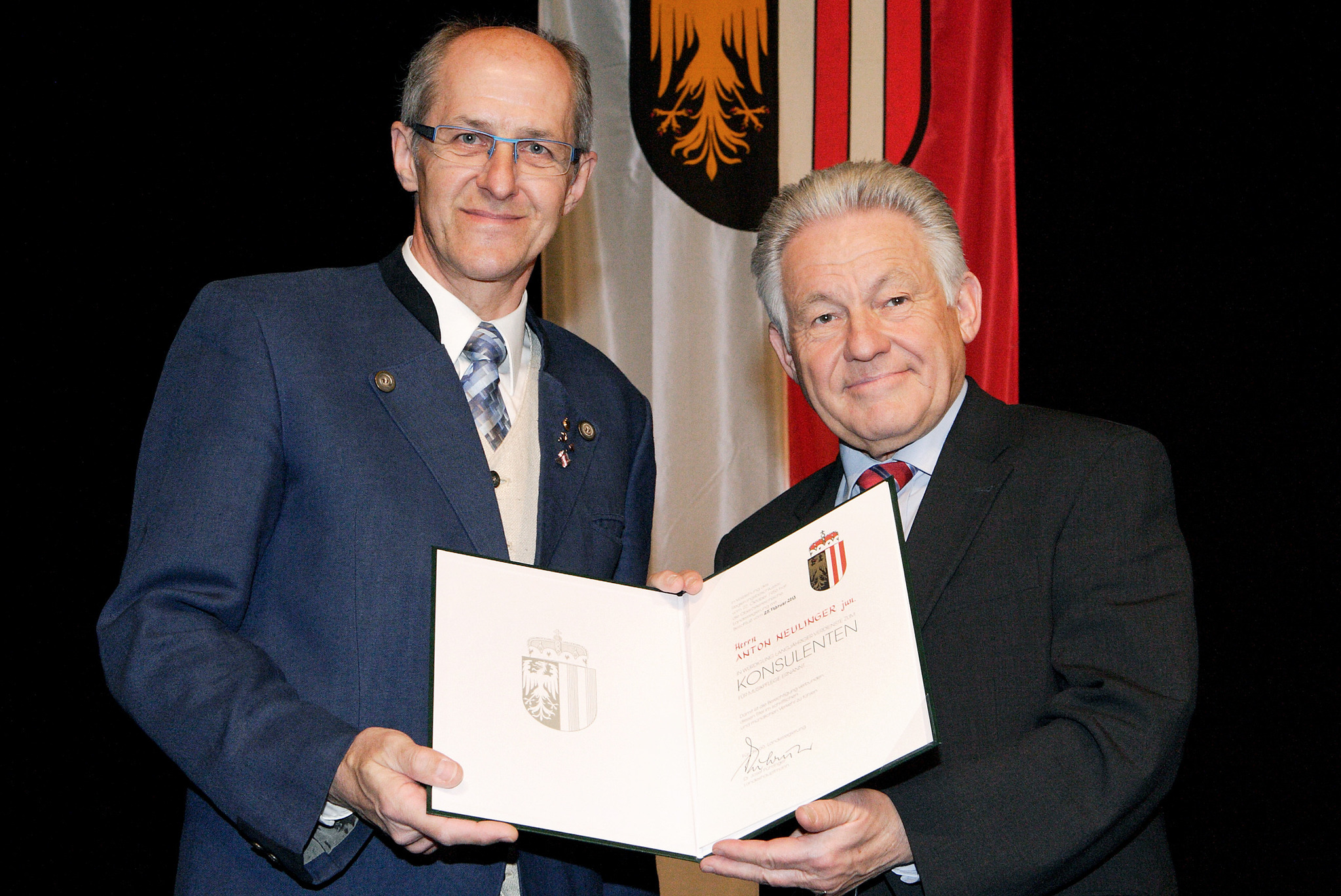 Toni Neulinger zum Konsulenten ernannt - Perg