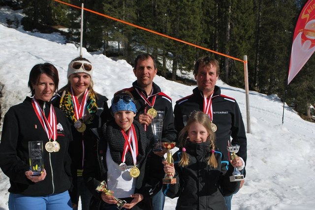 Goldene Imster bei der ÖM und TM im Firngleiten - Imst