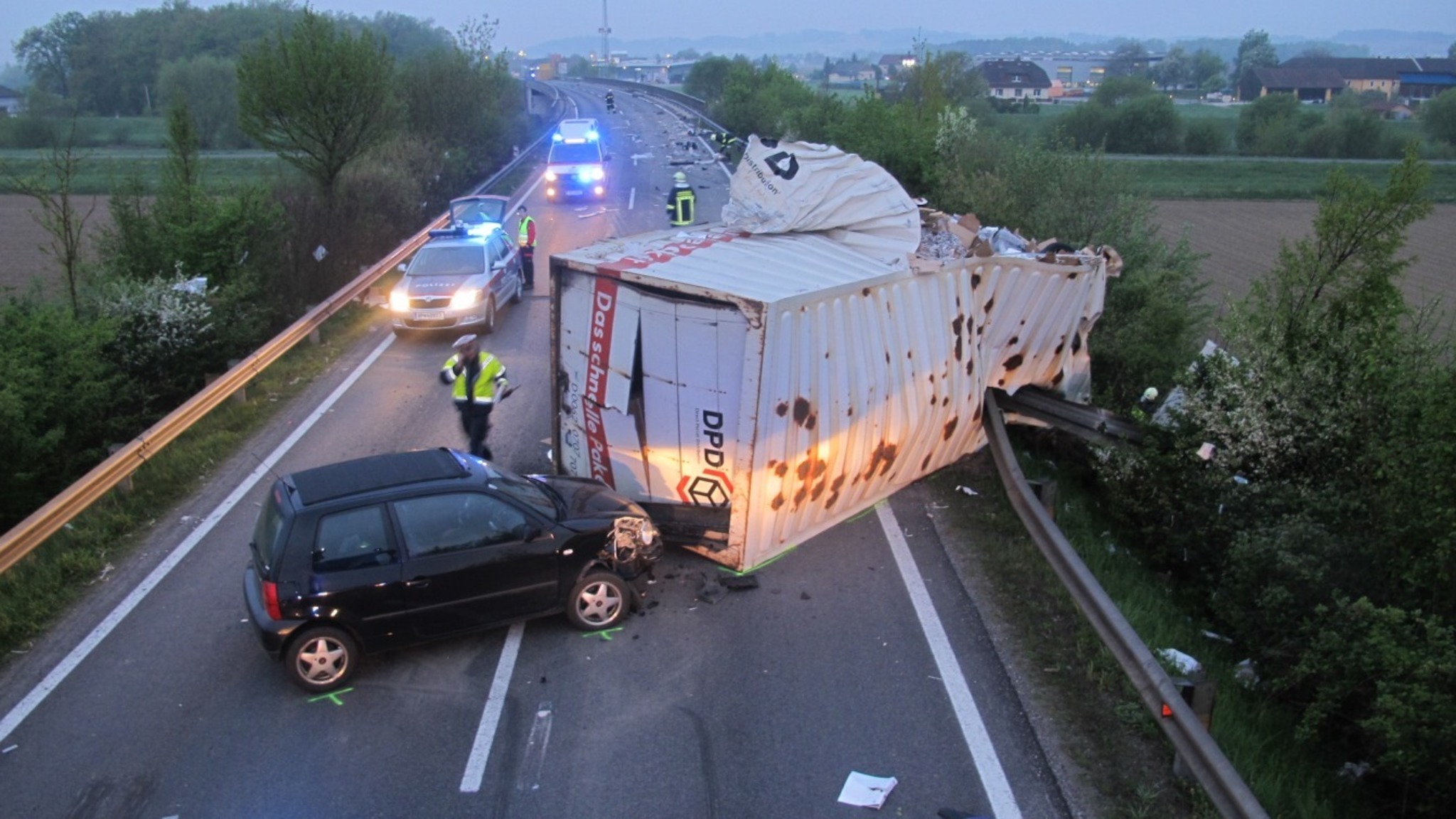 Perg/Naarn: Tödlicher Verkehrsunfall auf der B3 - Perg