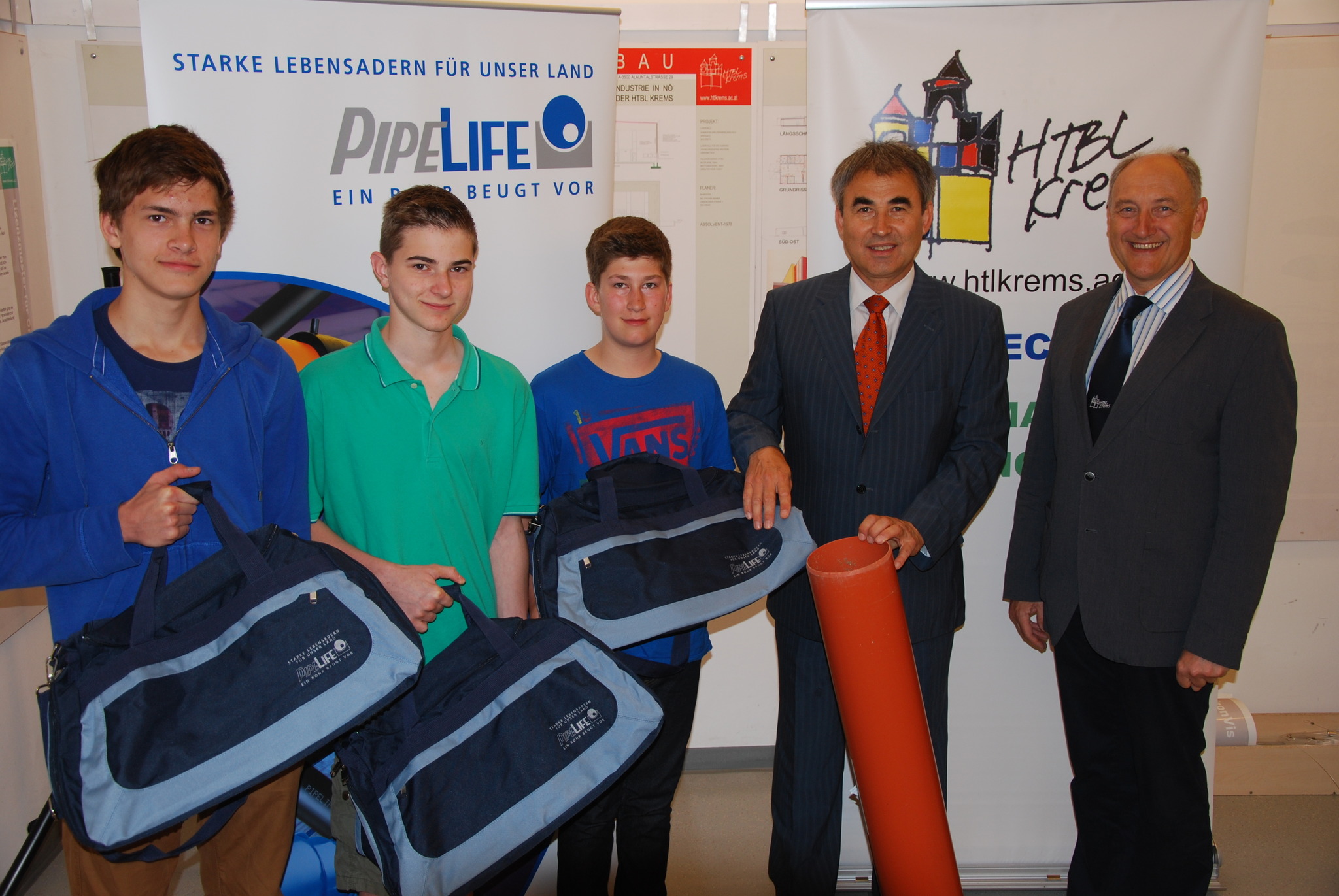 Aktive Kooperation Pipelife Austria mit HTL Krems - Herzogenburg/Traismauer