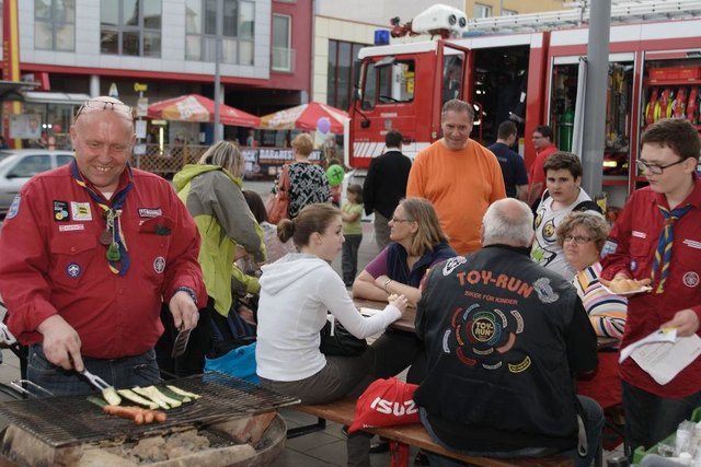 Geländespiel der Pfadis beim Bummelabend - Schwechat