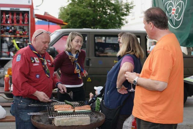 Geländespiel der Pfadis beim Bummelabend - Schwechat