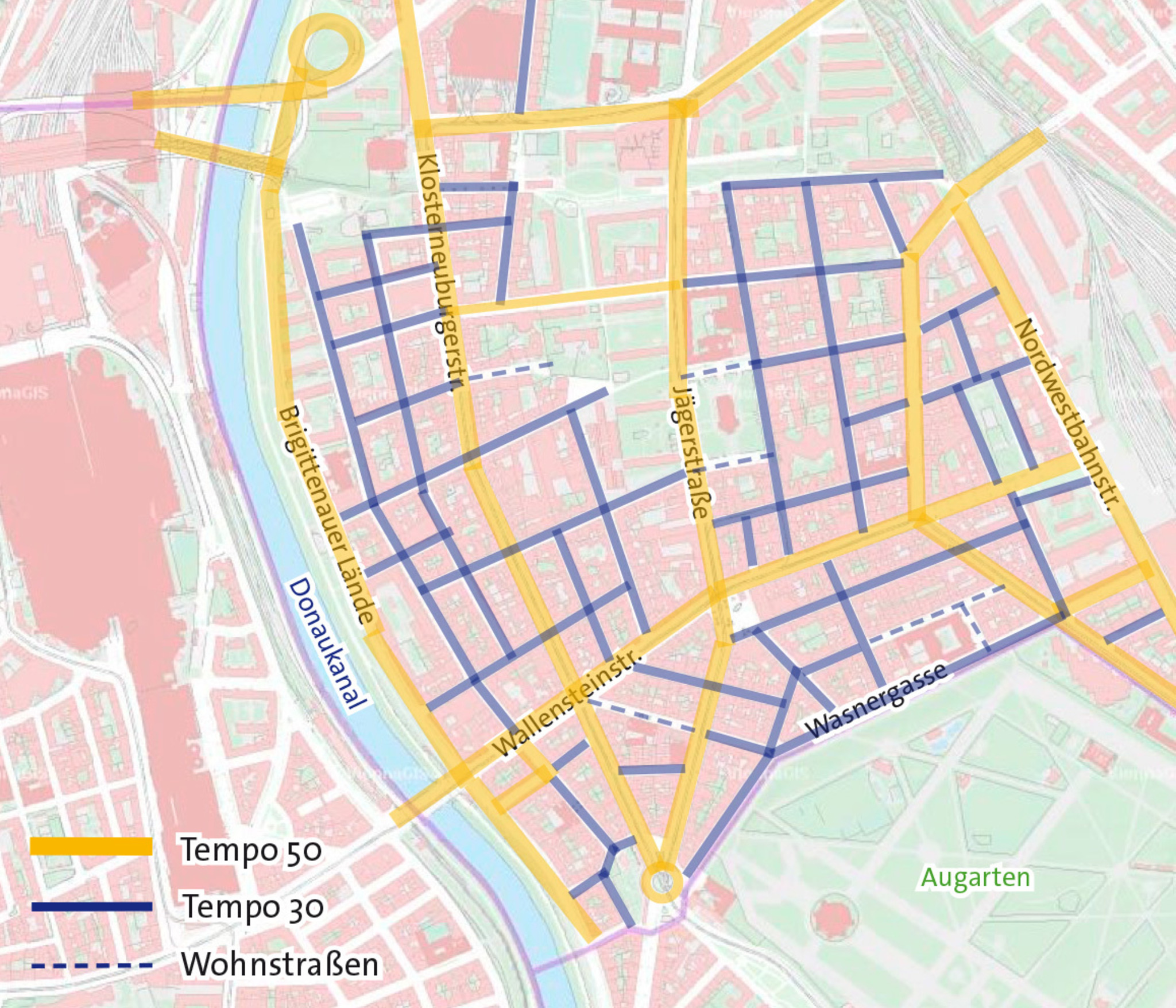 Bezirk bremst die Autos - Brigittenau