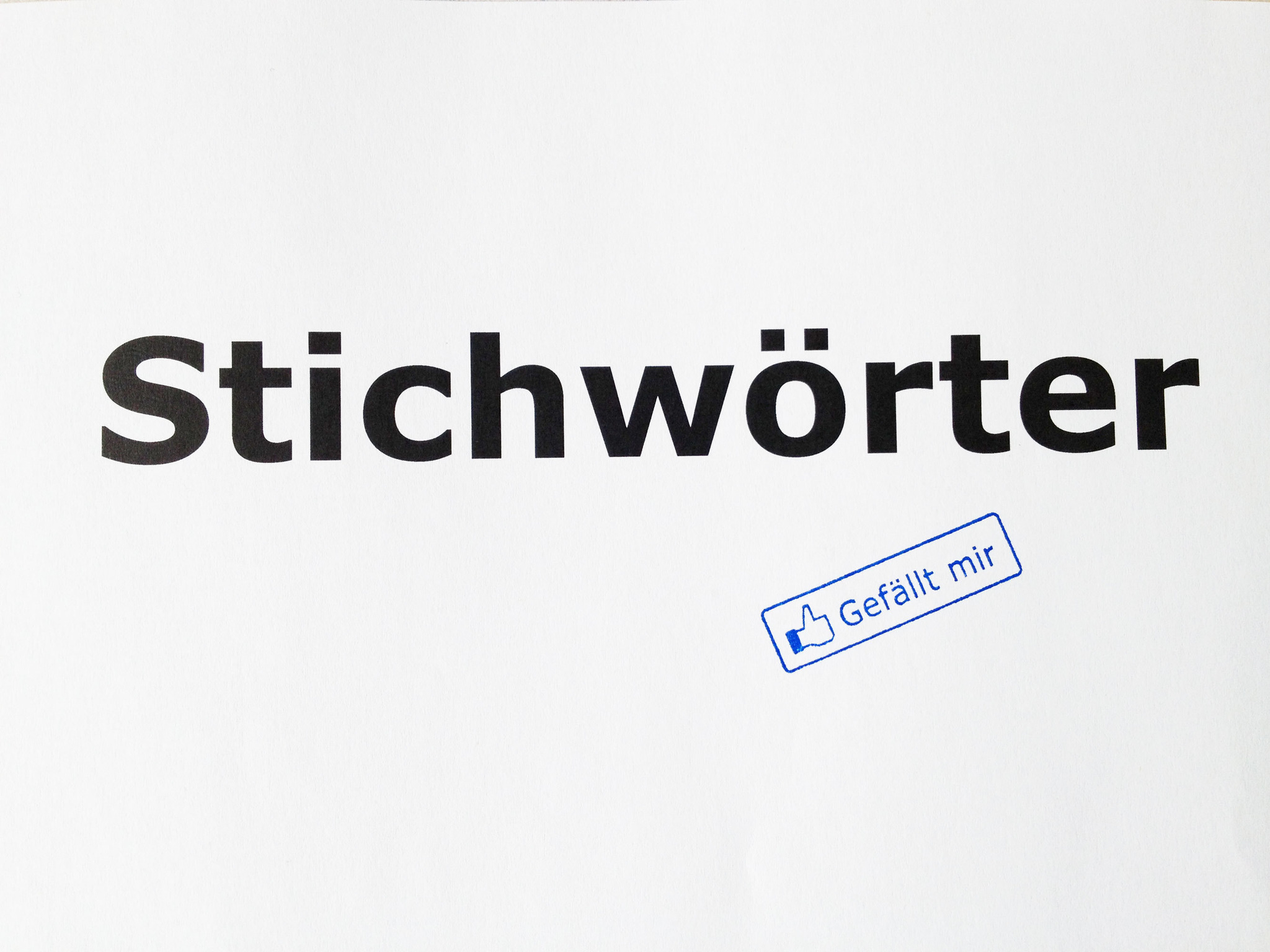 Warum Stichworte (Tags)? - Hall-Rum