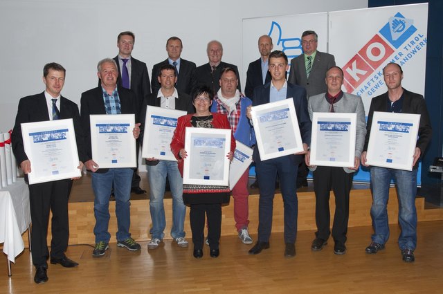 Qualitäts-geprüfte Unternehmen feierlich ausgezeichnet - Imst