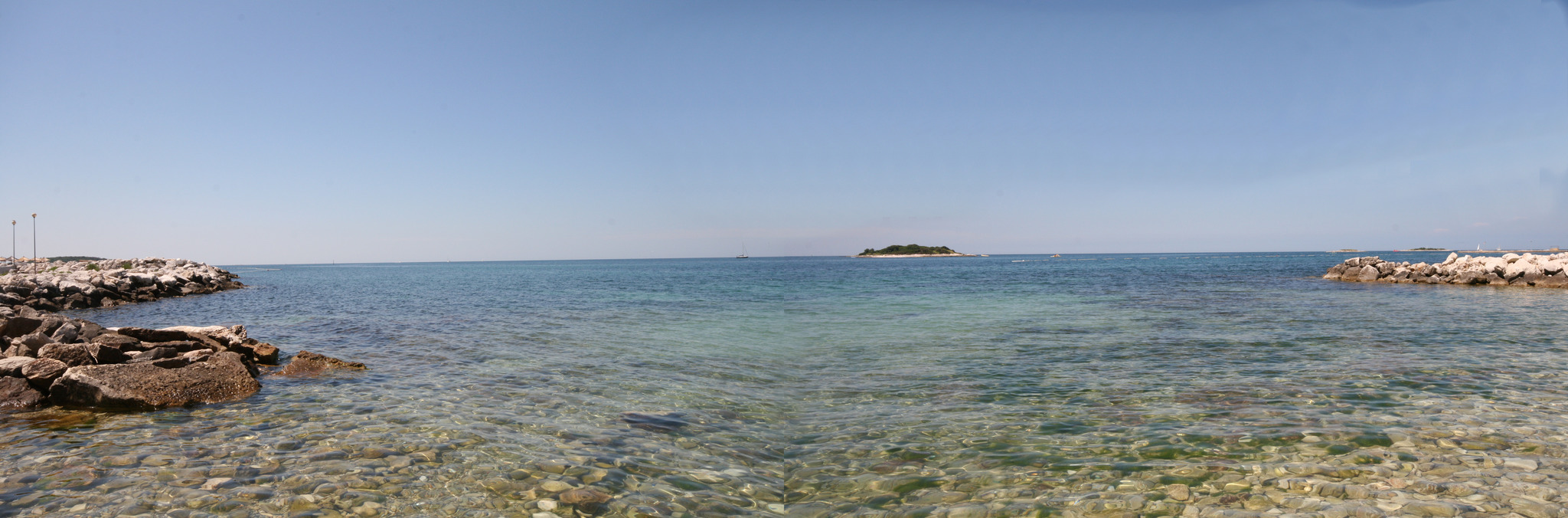 Strand "Zelena Laguna" in Porec, Istrien, CRO - Klagenfurt