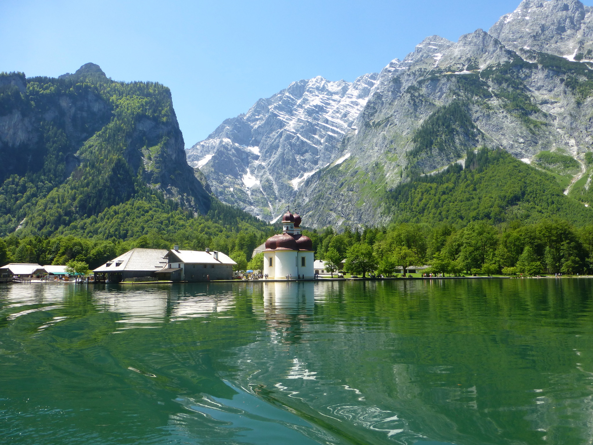 Der Watzmann mit St.Bartholomä in Berchtesgaden. - Spittal