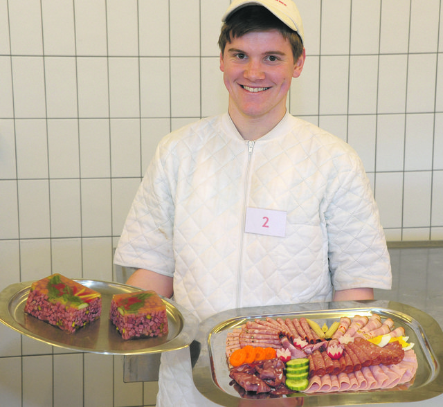 Fleischerlehrling holte den 3. Platz - Braunau