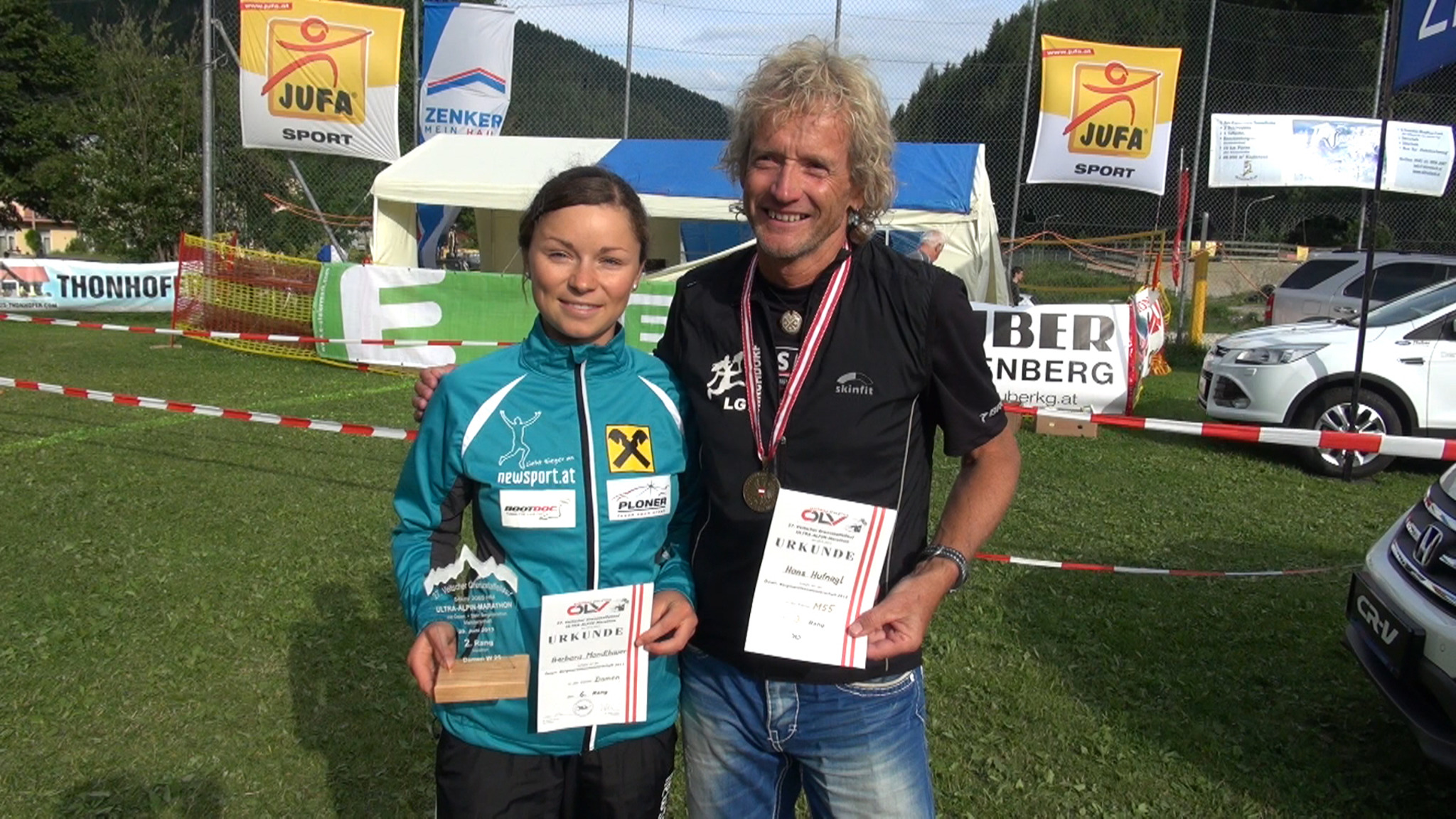 Barbara Mandlbauer wird zweite am Berg - Kirchdorf