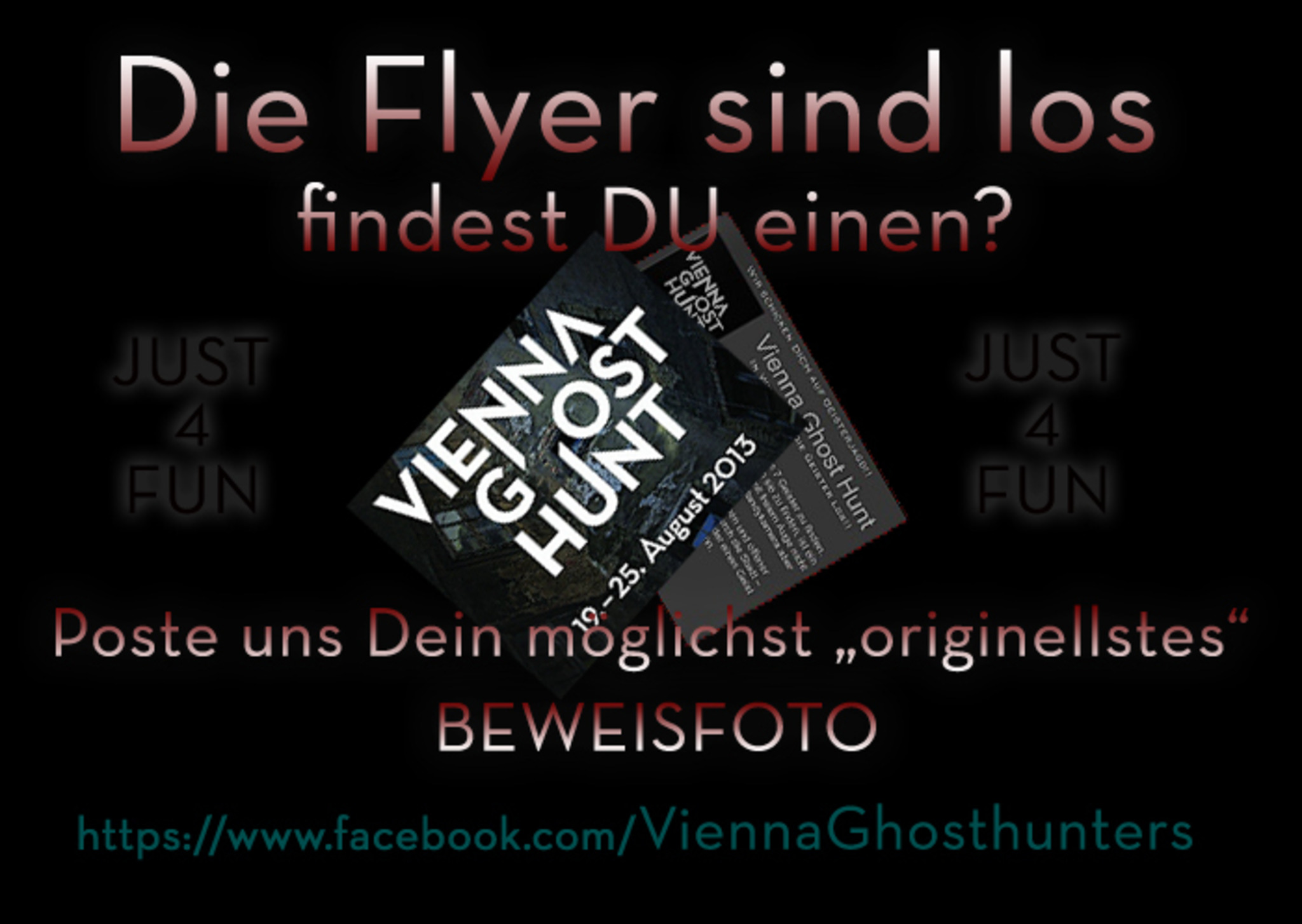 FLYER "Vienna Ghost Hunt" - Simmering