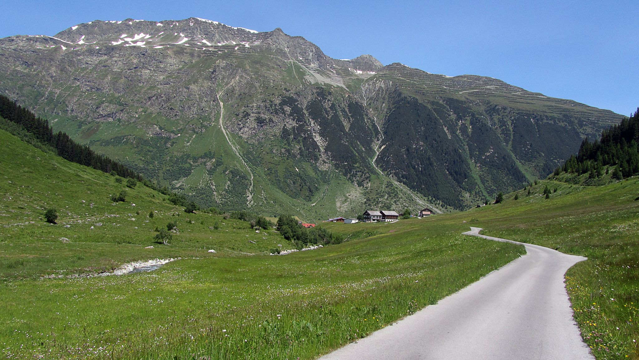 Blick aus dem Jamtal in Richtung Hochgaltür - Landeck