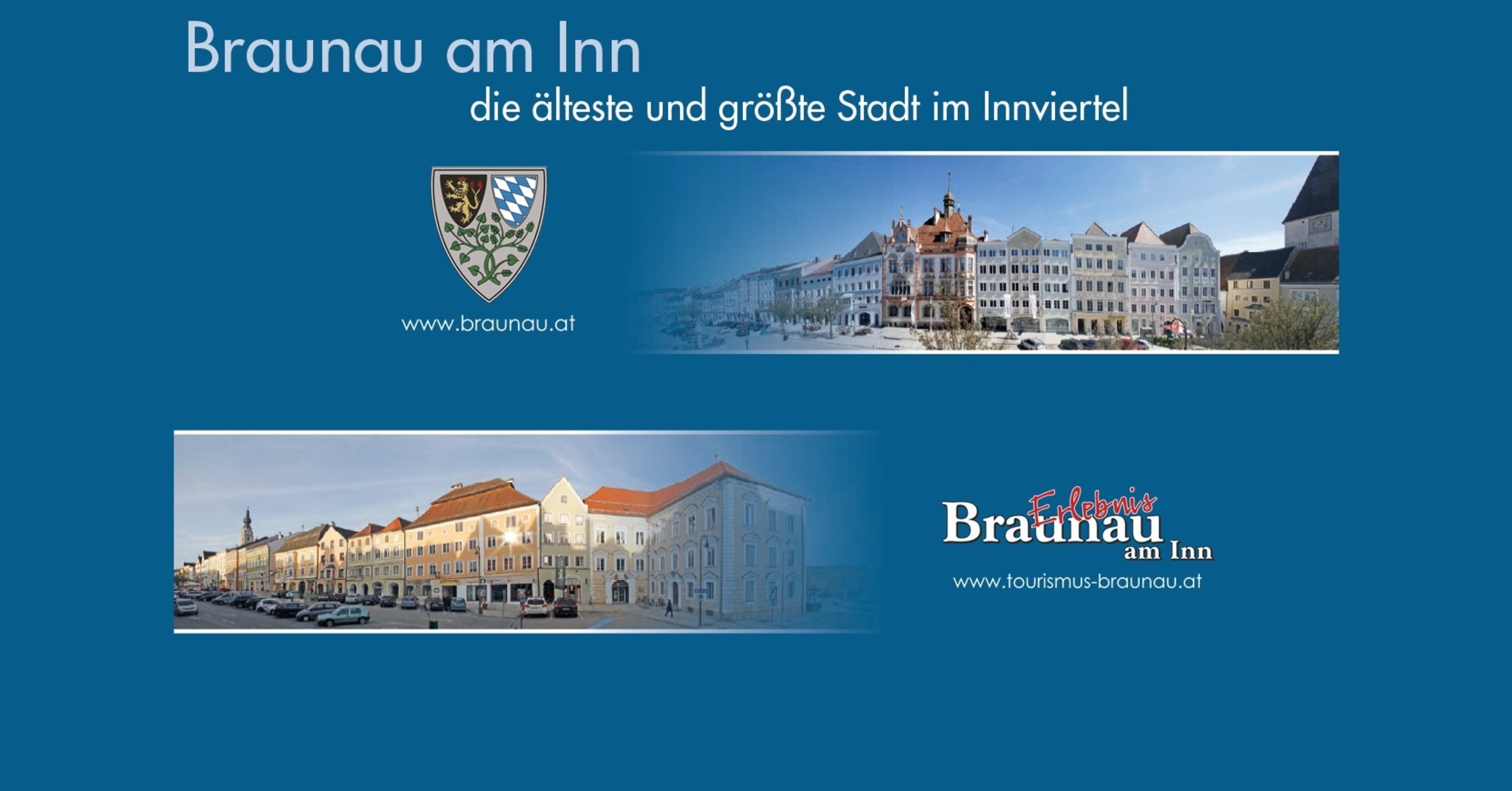 Neue gemeinsame Startseite für Stadt und Tourismus Braunau am Inn - Braunau