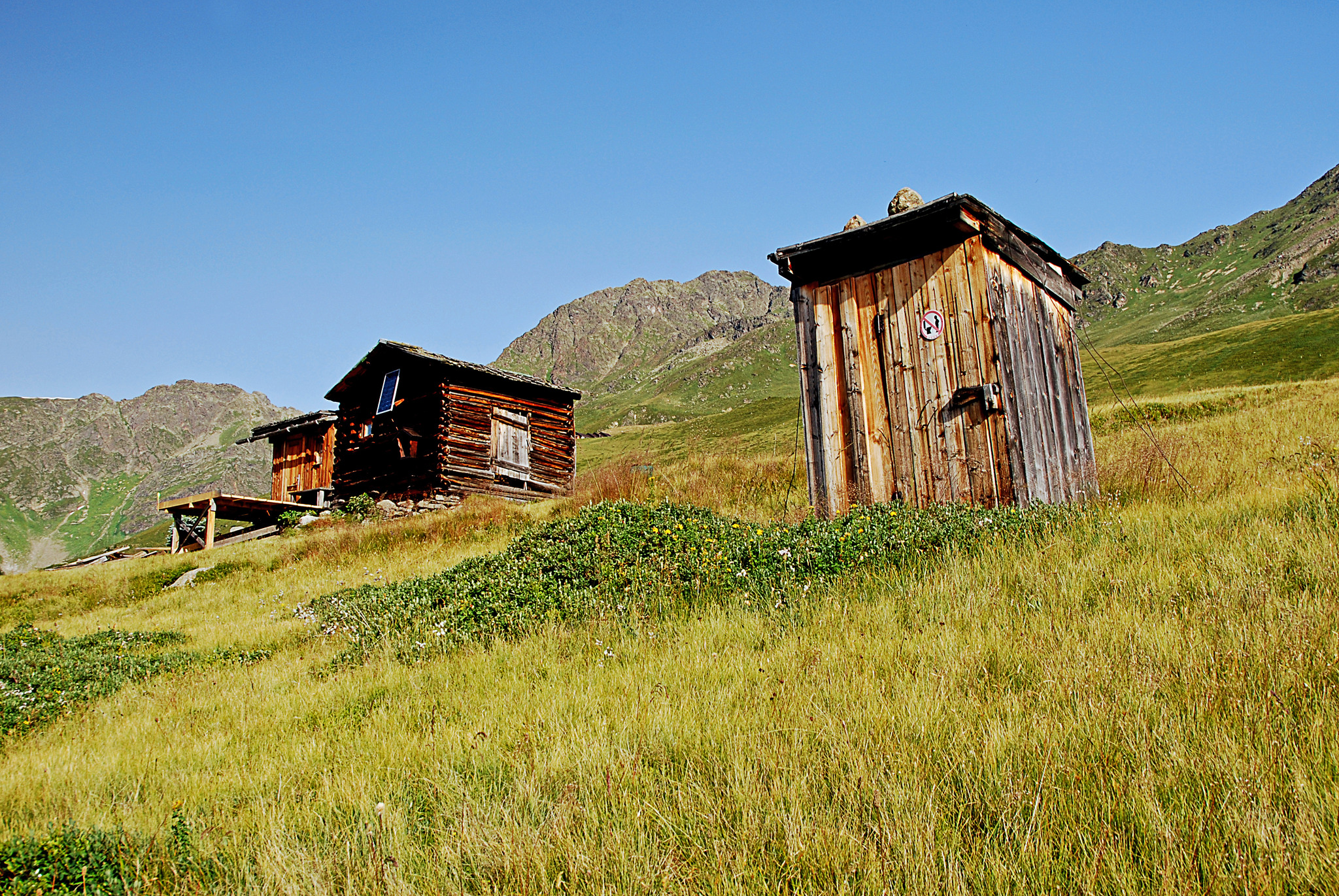 Das Klo steht außerhalb - Landeck