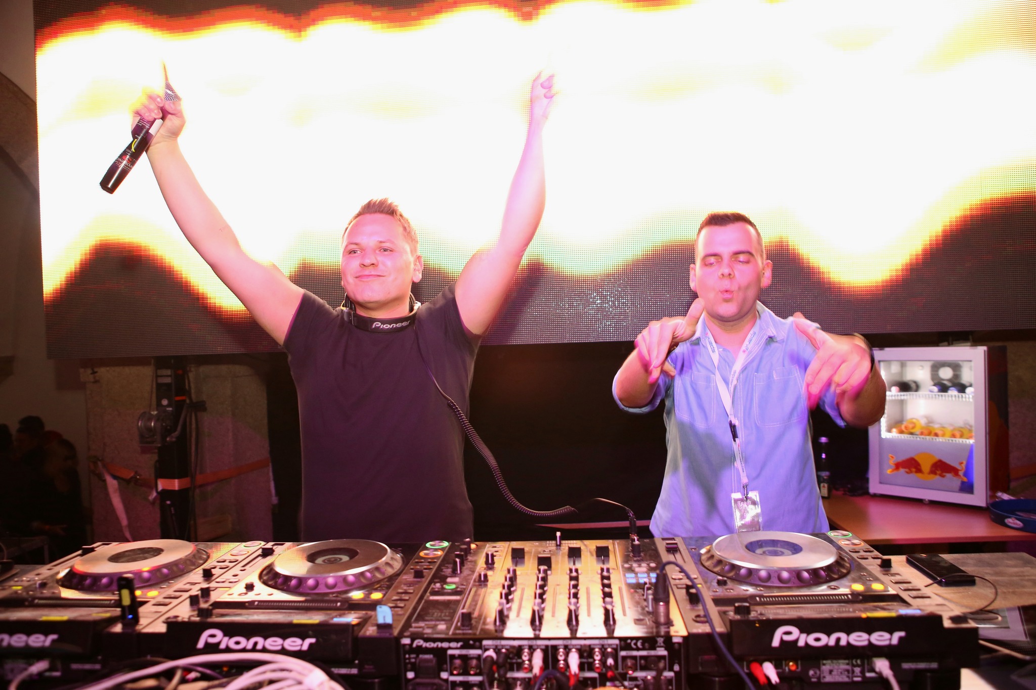 DJ Maniera und DJ Raze am Castle of Beats im Schloss Weitra - Gmünd