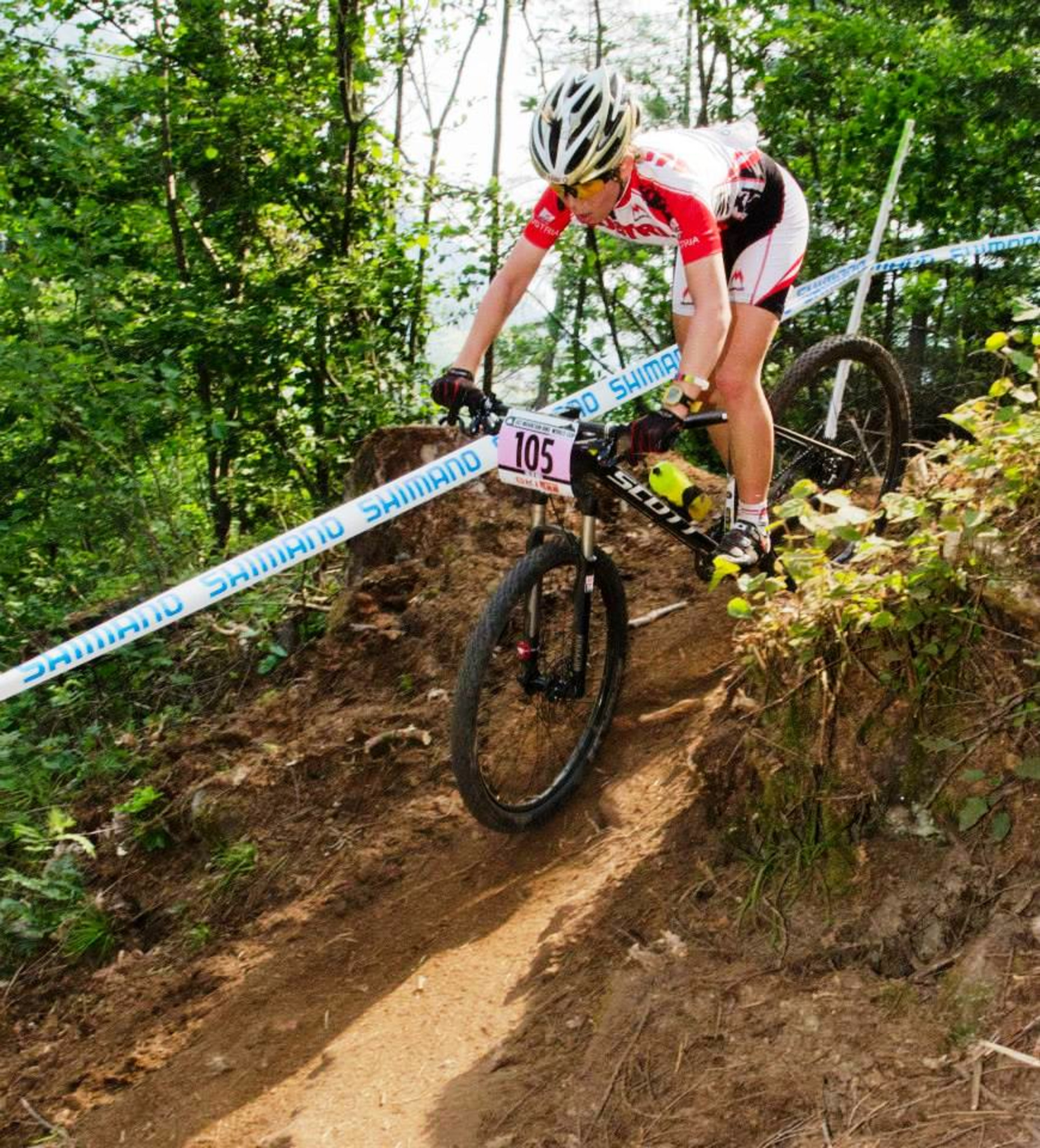 Mountainbikerin bei Europa- und Weltcup-Rennen - Mistelbach