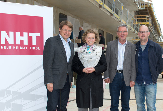 Firstfeier für 63 Mietwohnungen in der Unteren Lend in Hall - Hall-Rum