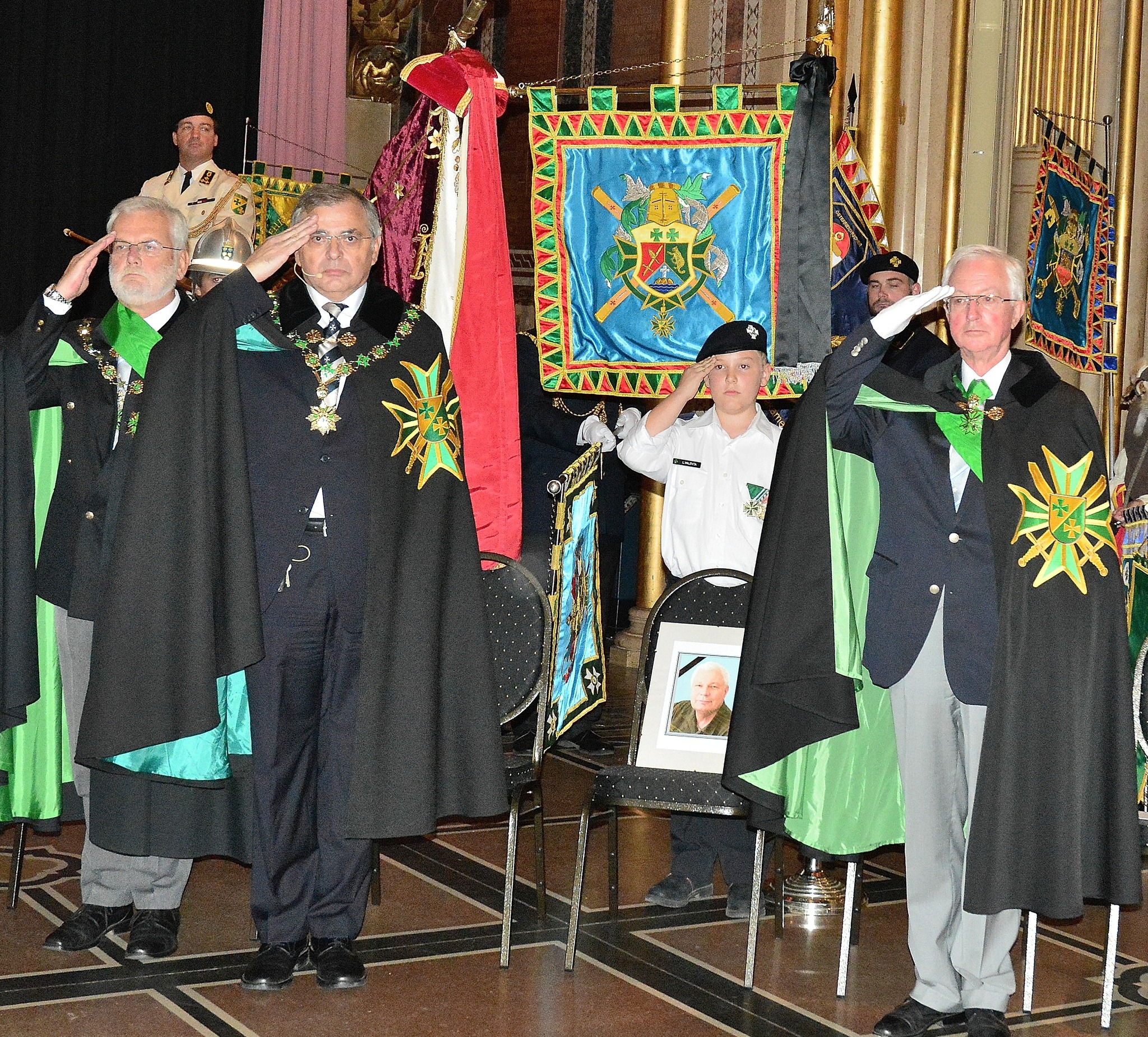 ÖKB-Perchtoldsdorf besucht Investitur der Lazarus-Union im HGM - Mödling