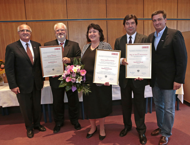 Michael Verderber ist neuer Kommerzialrat - St. Veit