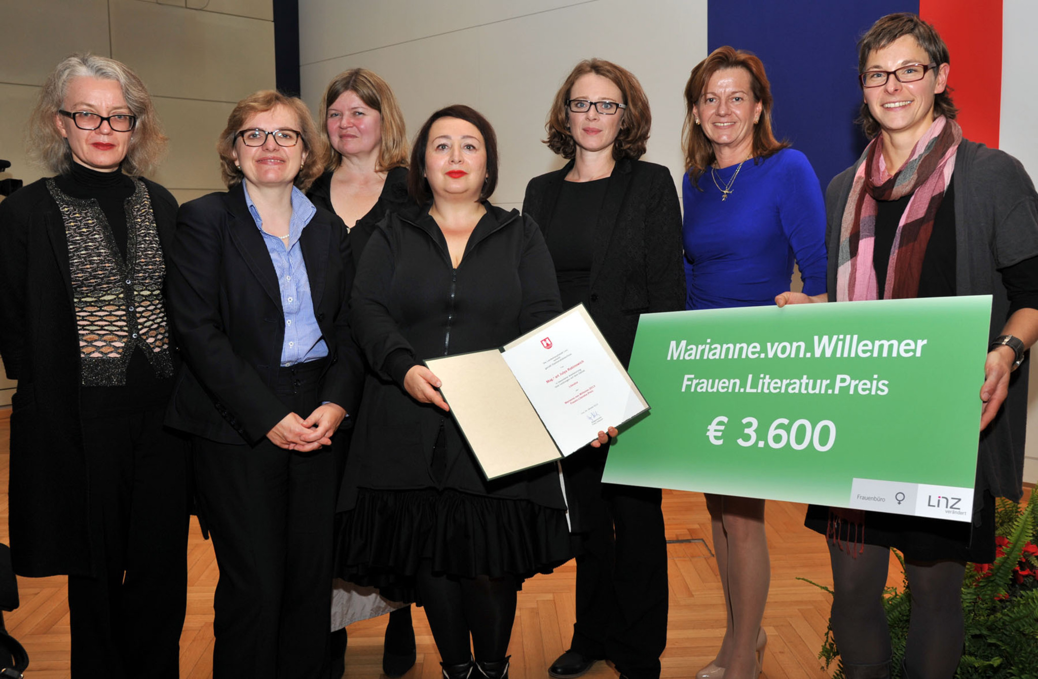 Julya Rabinowich gewinnt Frauen.Literatur.Preis 2013 - Linz