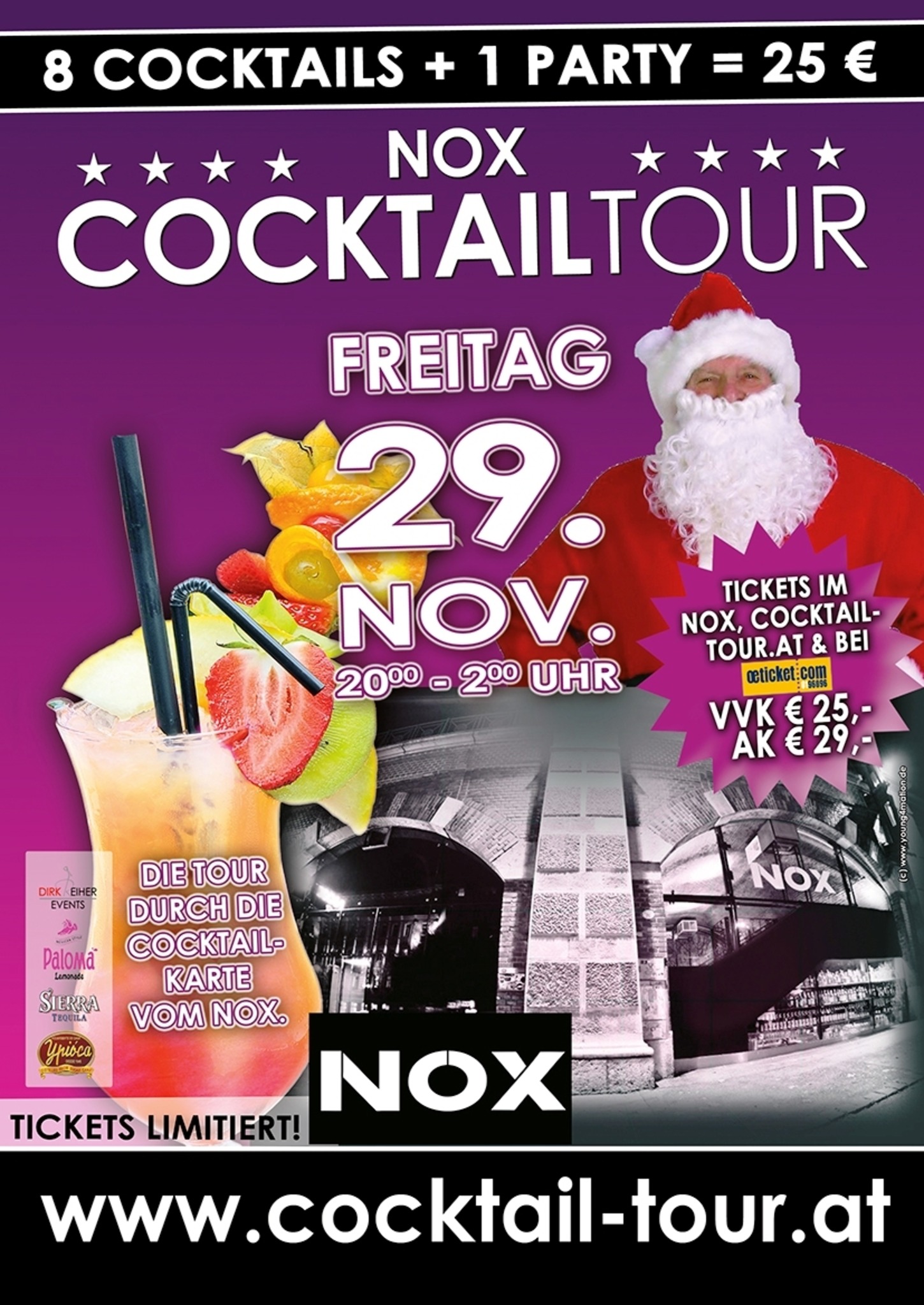2. COCKTAILTOUR Weinachtsfeier in der Nox Bar - Josefstadt