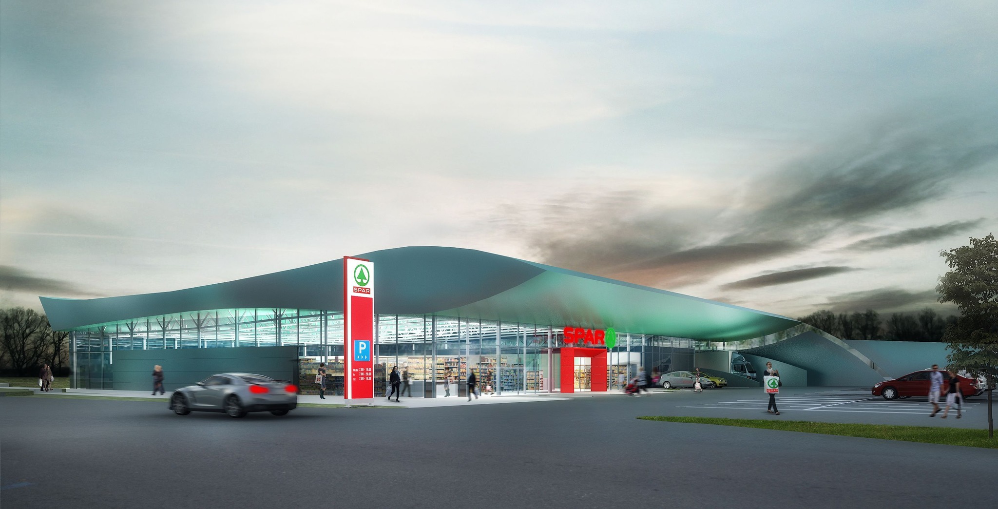 Neuer Spar-Markt in Gratkorn wird architektonisches Schmuckstück - Graz ...