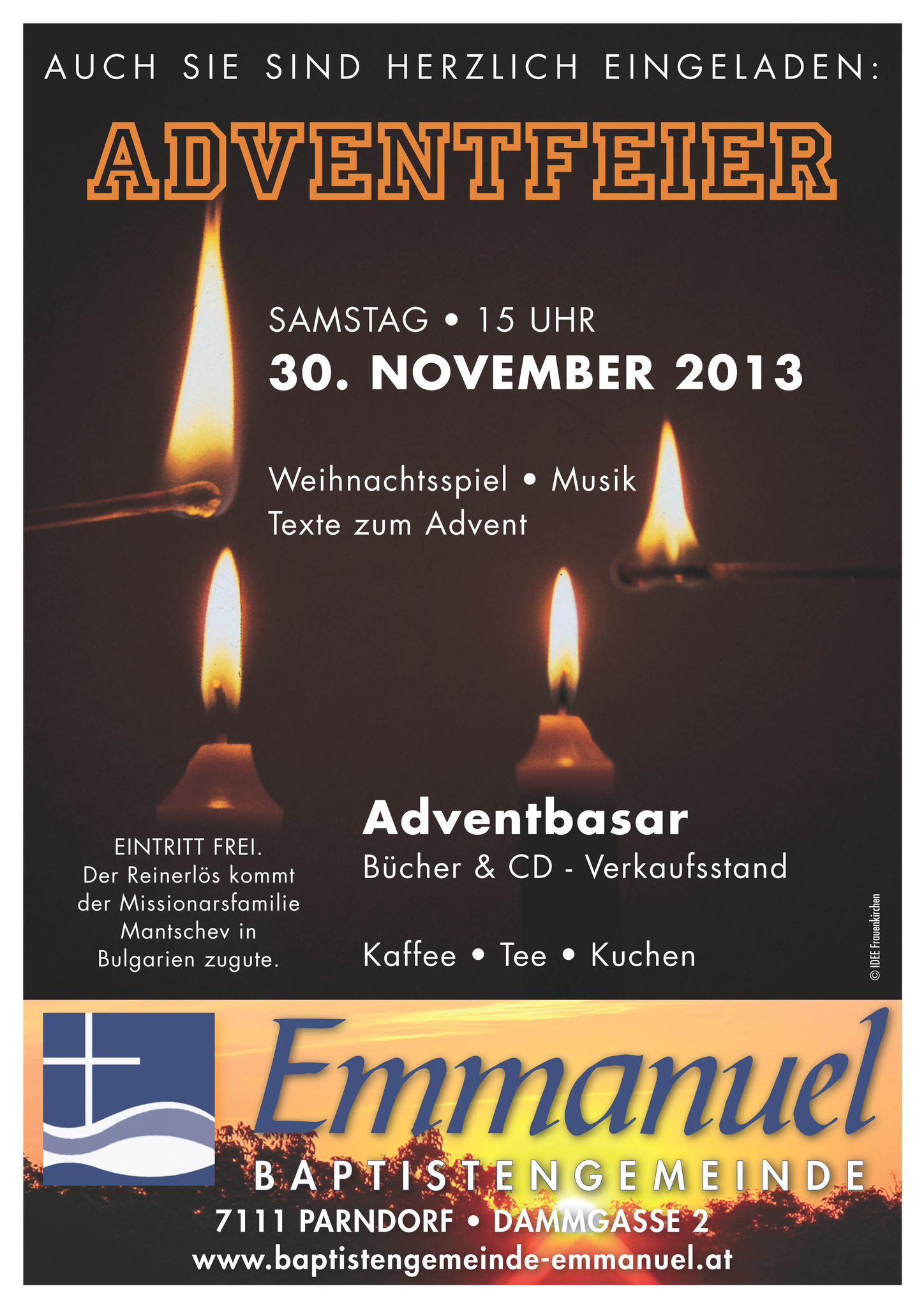 Herzliche Einladung zur Adventfeier - Neusiedl am See